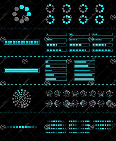 Vector preloader stock vector. Illustration of medallion - 16801668