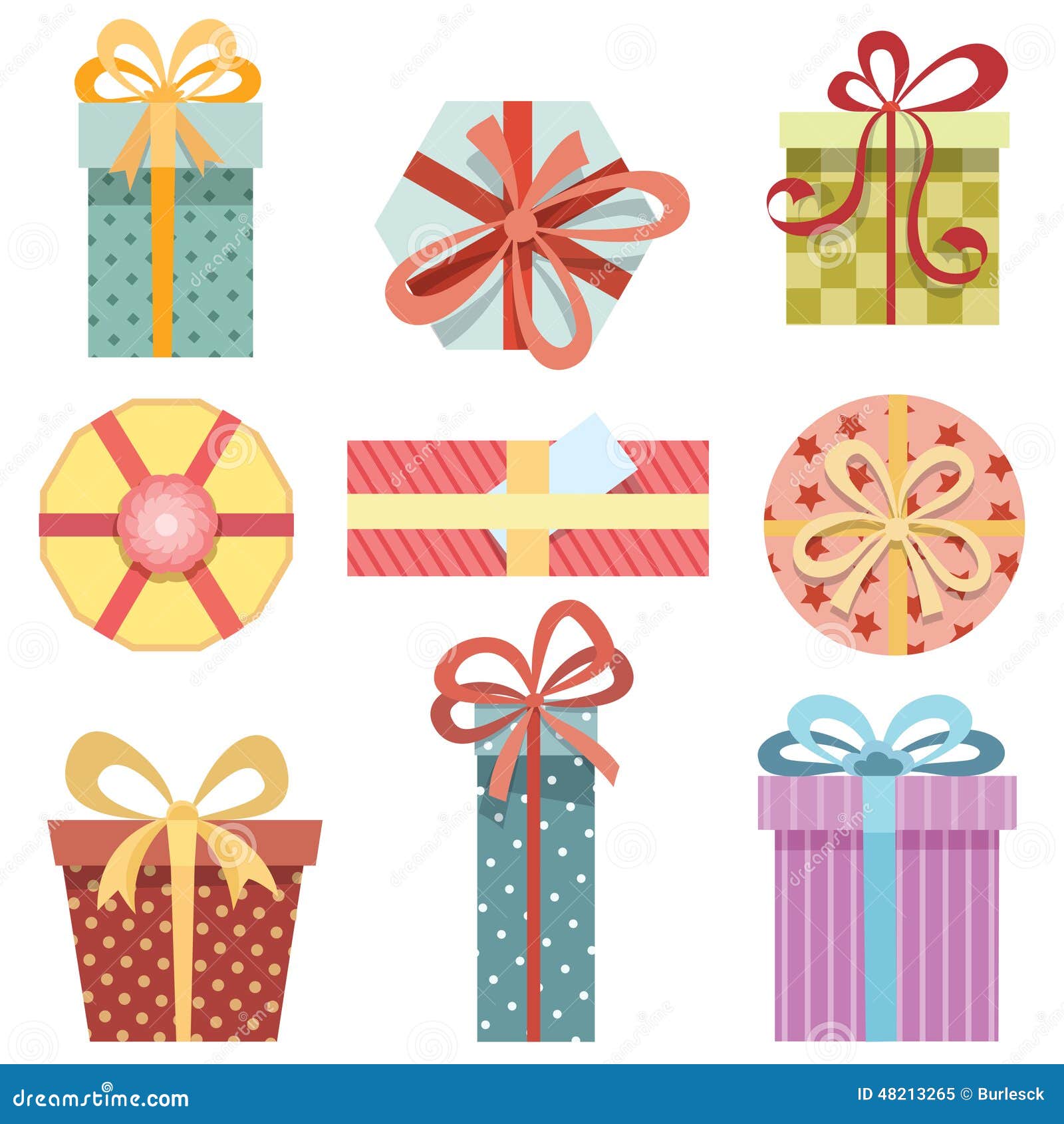 Vector present boxes stock vector. Illustration of element - 48213265