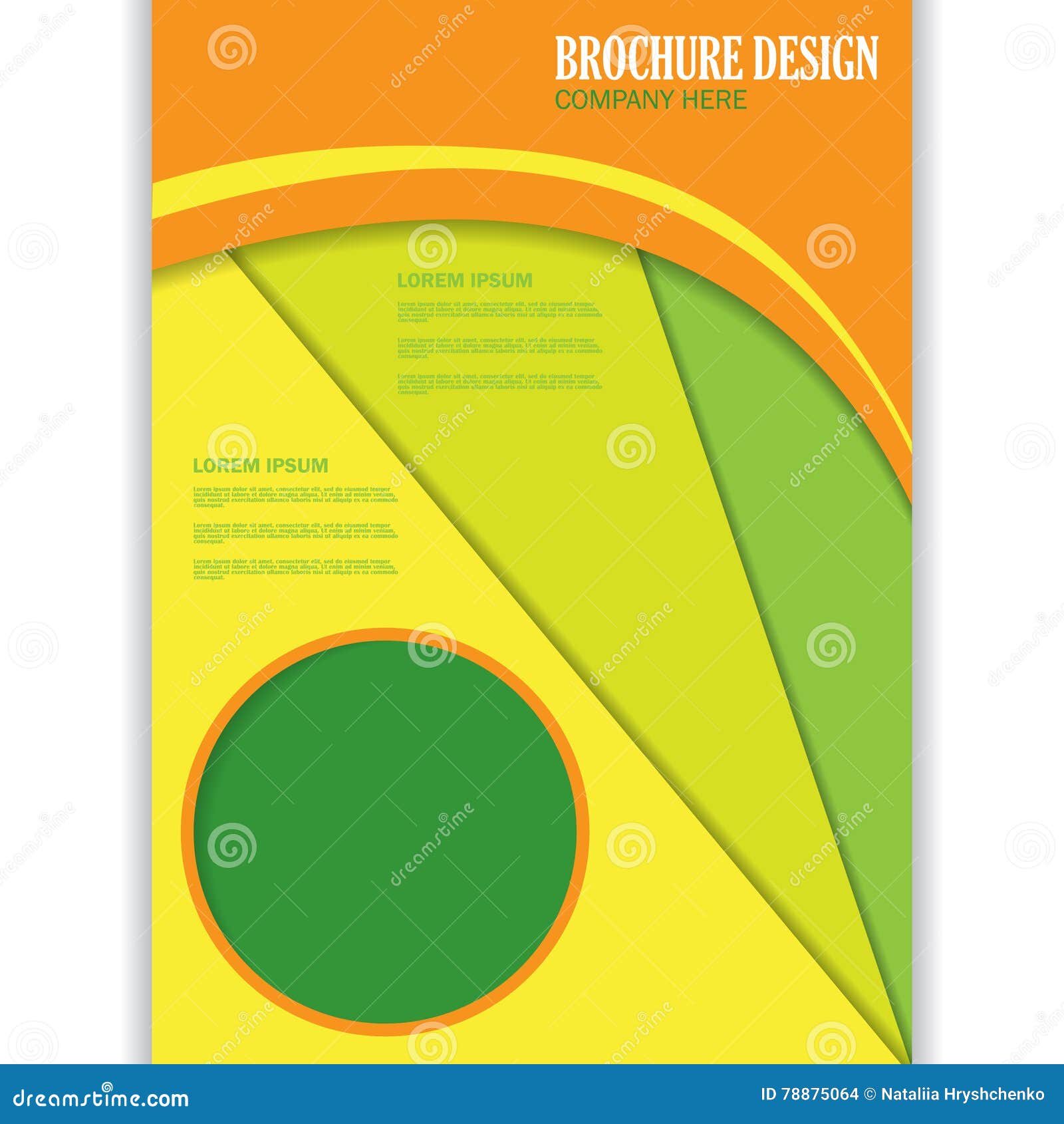 Vector Presentation Design Content Background. Stock Vector ...