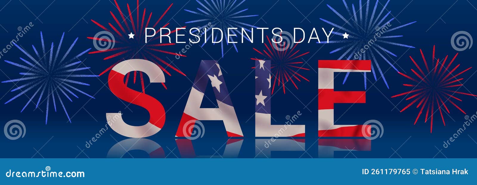 Banner Design Template for Presidents Day Stock Vector - Illustration ...