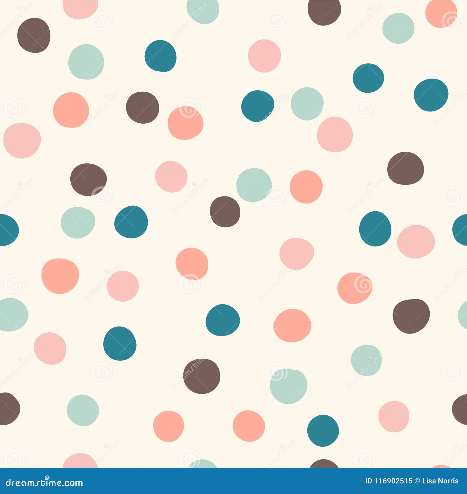 Vector Pretty Confetti Seamless Pattern Background Stock Vector ...