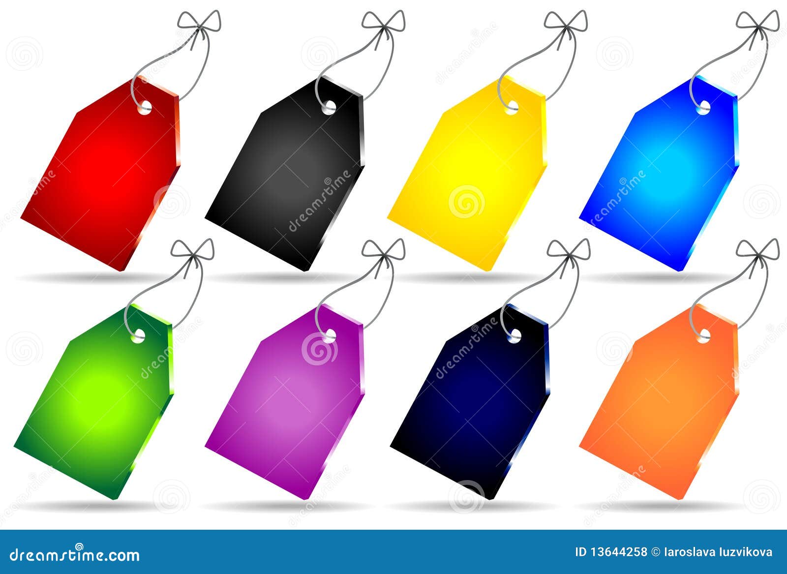 Vector price color set stock vector. Illustration of ribbon - 13644258