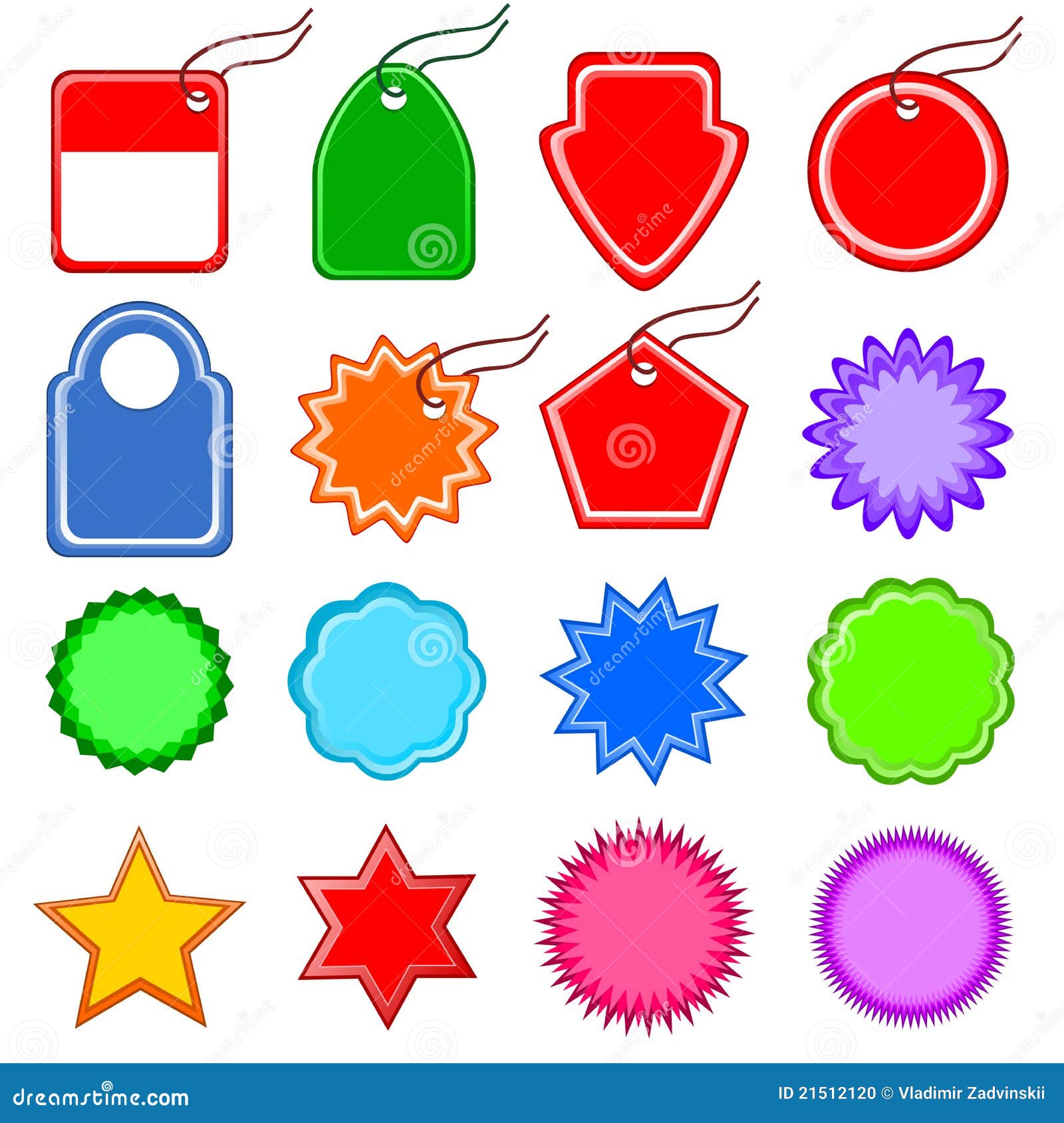 Vector Price Labels and Tags Stock Vector - Illustration of business ...