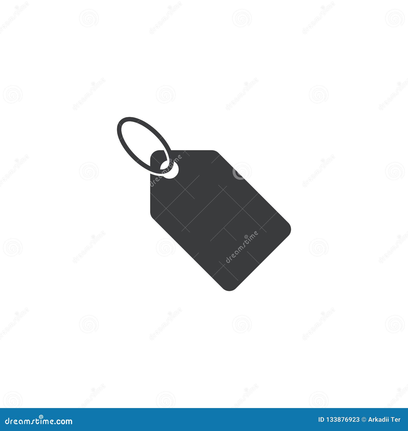 Vector Price Tag Icon. Price Tag Shape. Promoaction Label. Blank Tag ...
