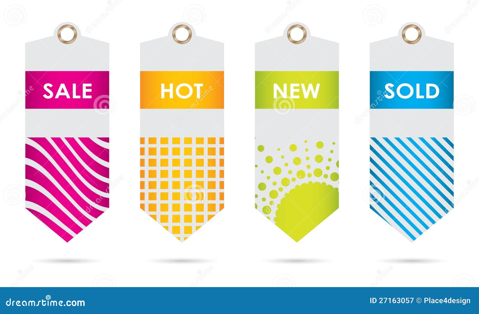 Vector price tags set stock vector. Illustration of offer - 27163057