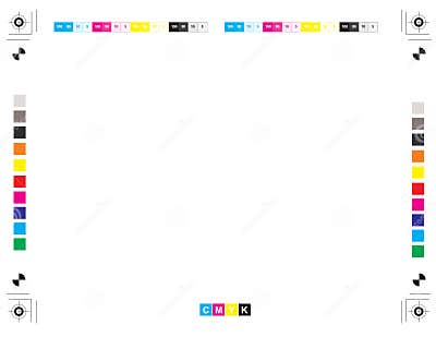 Vector Printing Calibration Chart Stock Vector - Illustration of marks ...