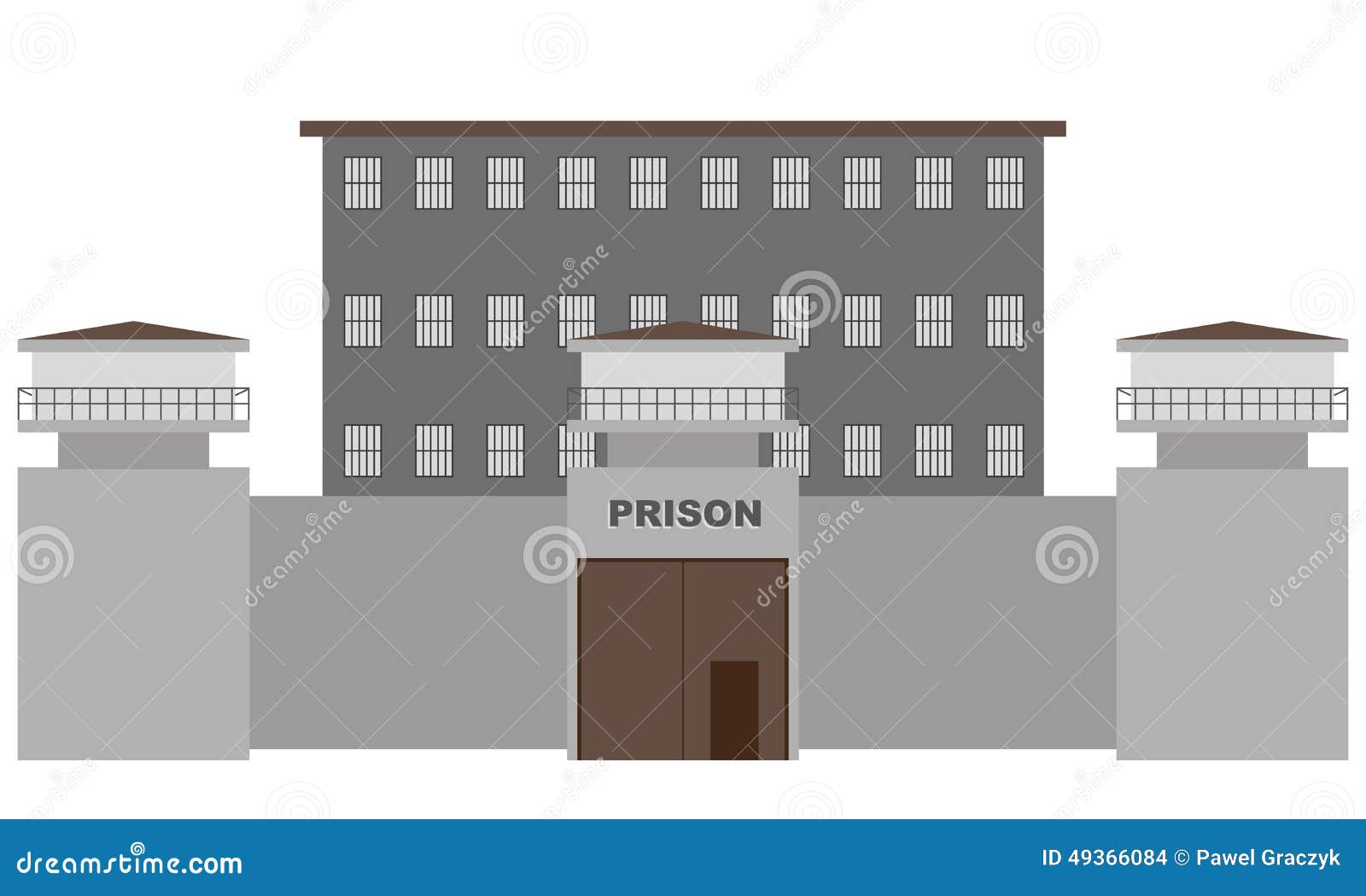 Vector prison building stock vector. Illustration of house - 49366084 Vector prison building stock vector. Illustration of house - 49366084