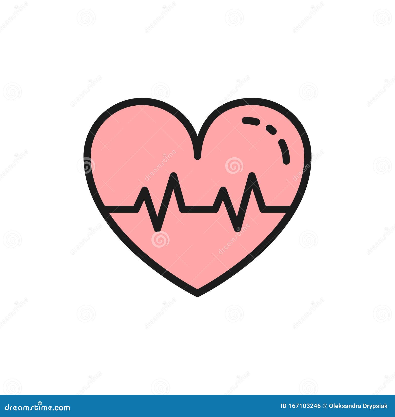 Thrombus Icon Vector From Disease Collection. Thin Line Thrombus ...