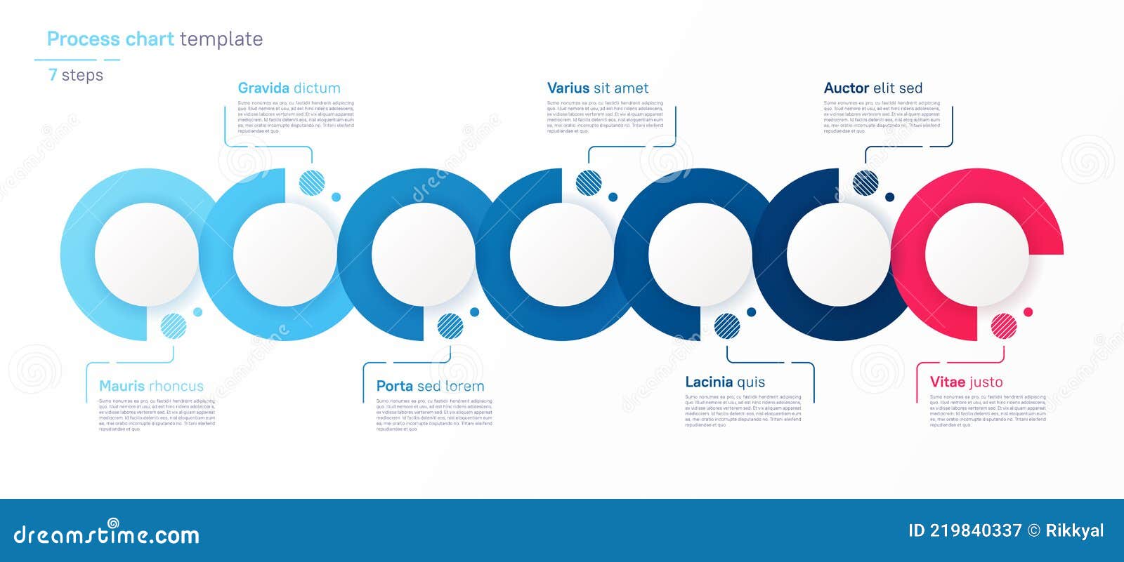 Vector Process Chart Design, Modern Template for Creating Infographics ...