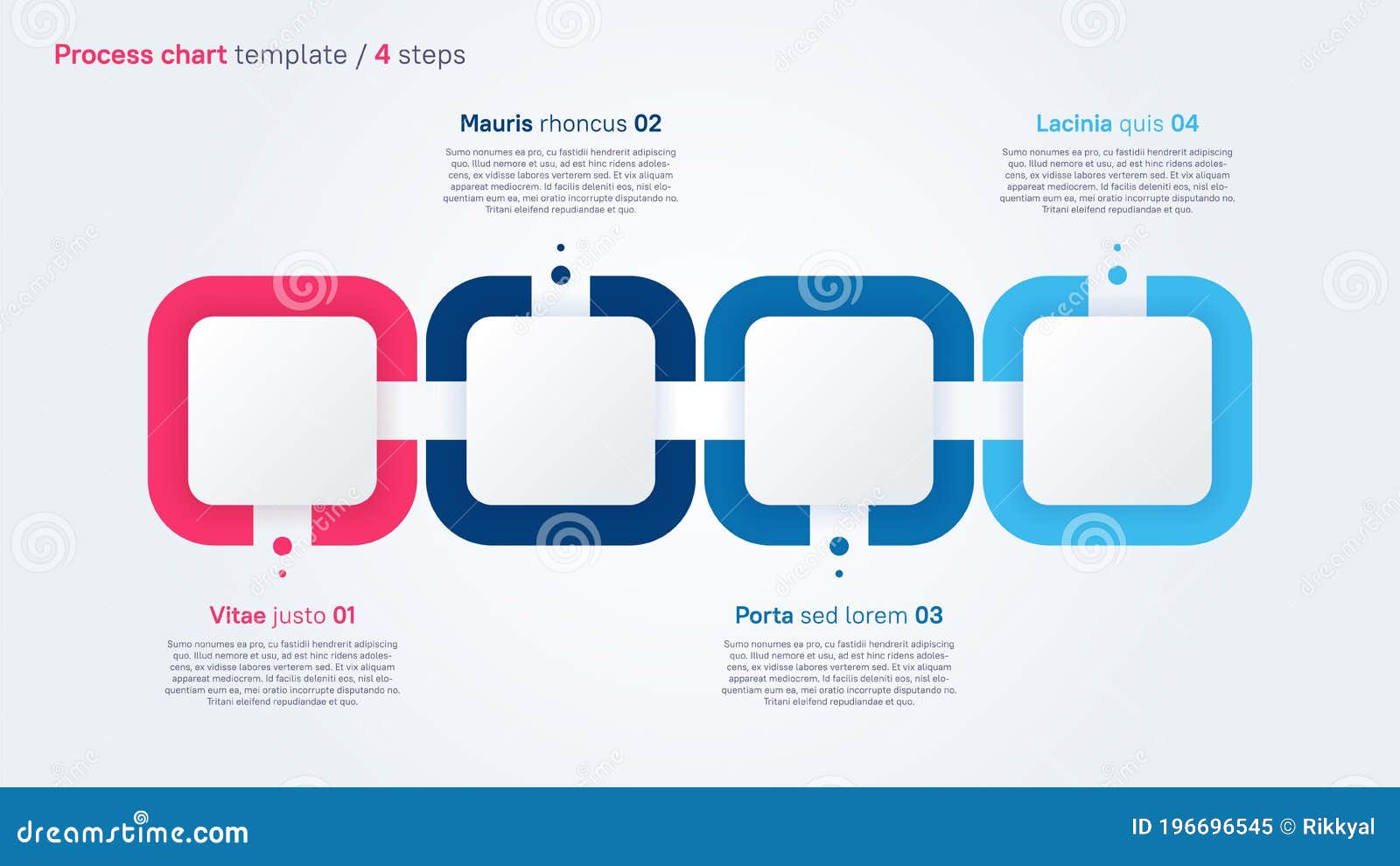 Vector Process Chart Design Template Stock Vector - Illustration of ...