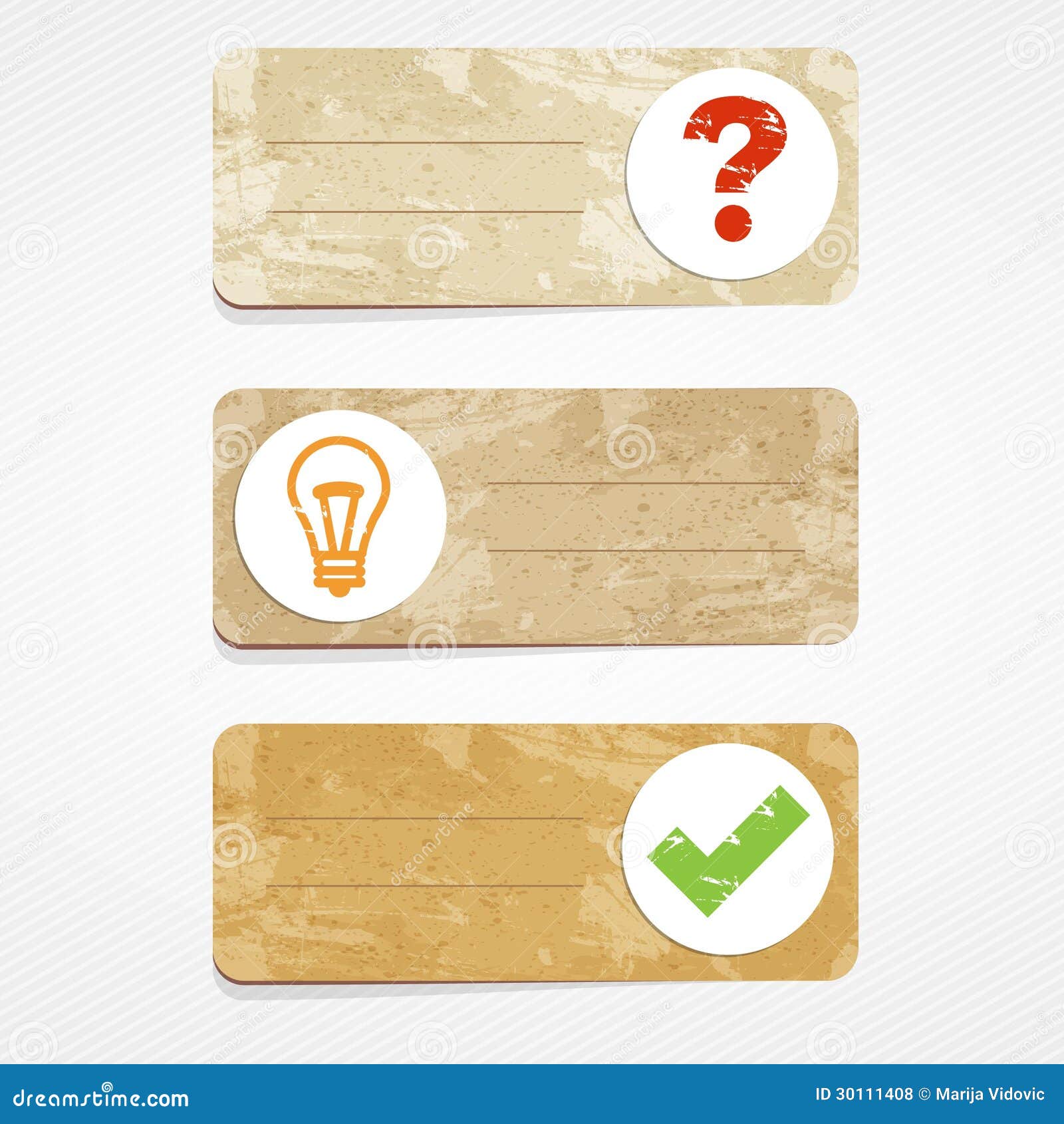 Productivity cards stock vector. Illustration of education - 30111408