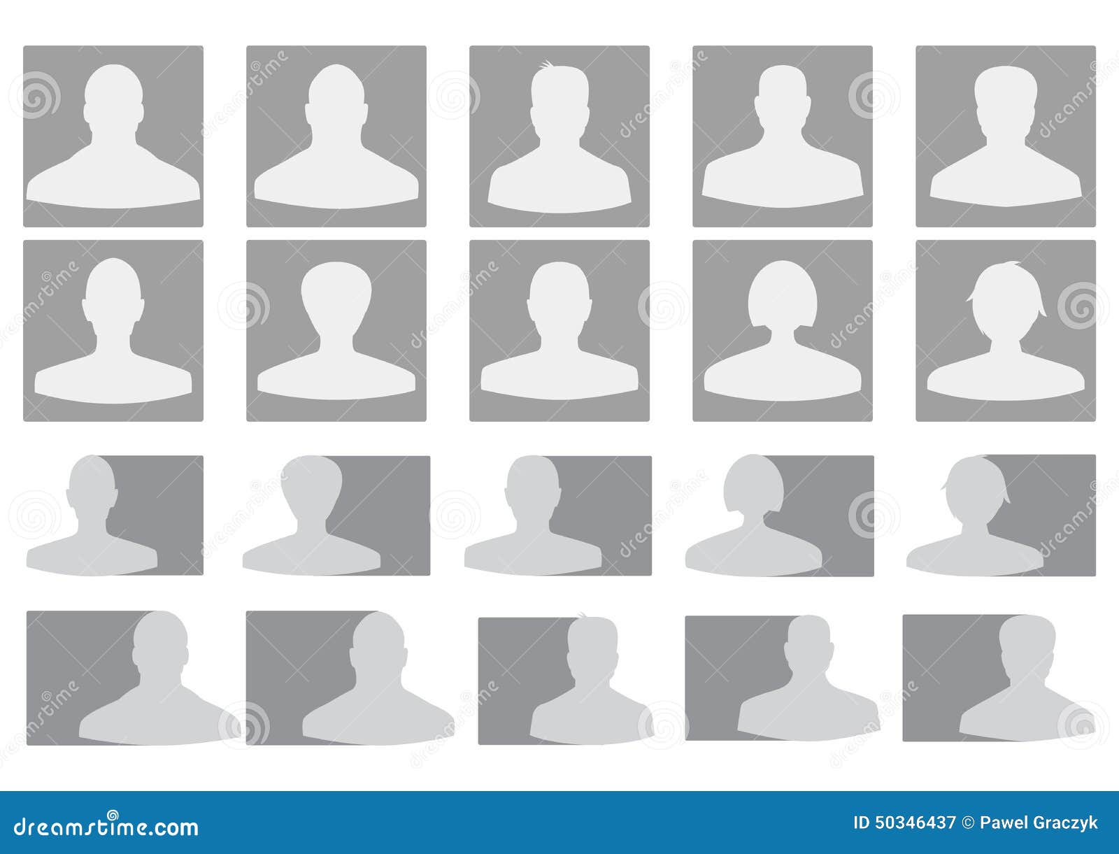 Vector profile avatars stock vector. Illustration of gentleman - 50346437