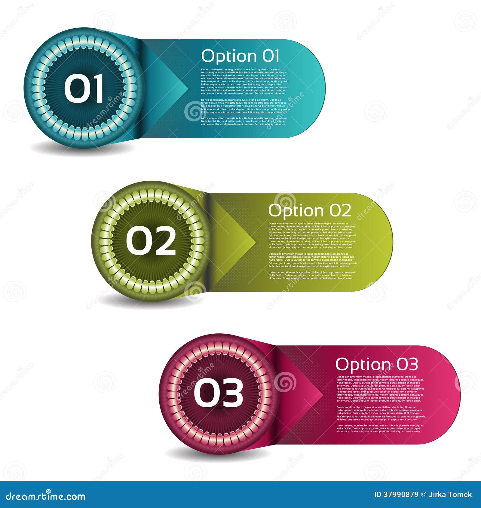 Vector Progress Background / Product Choice or Version Stock Vector ...