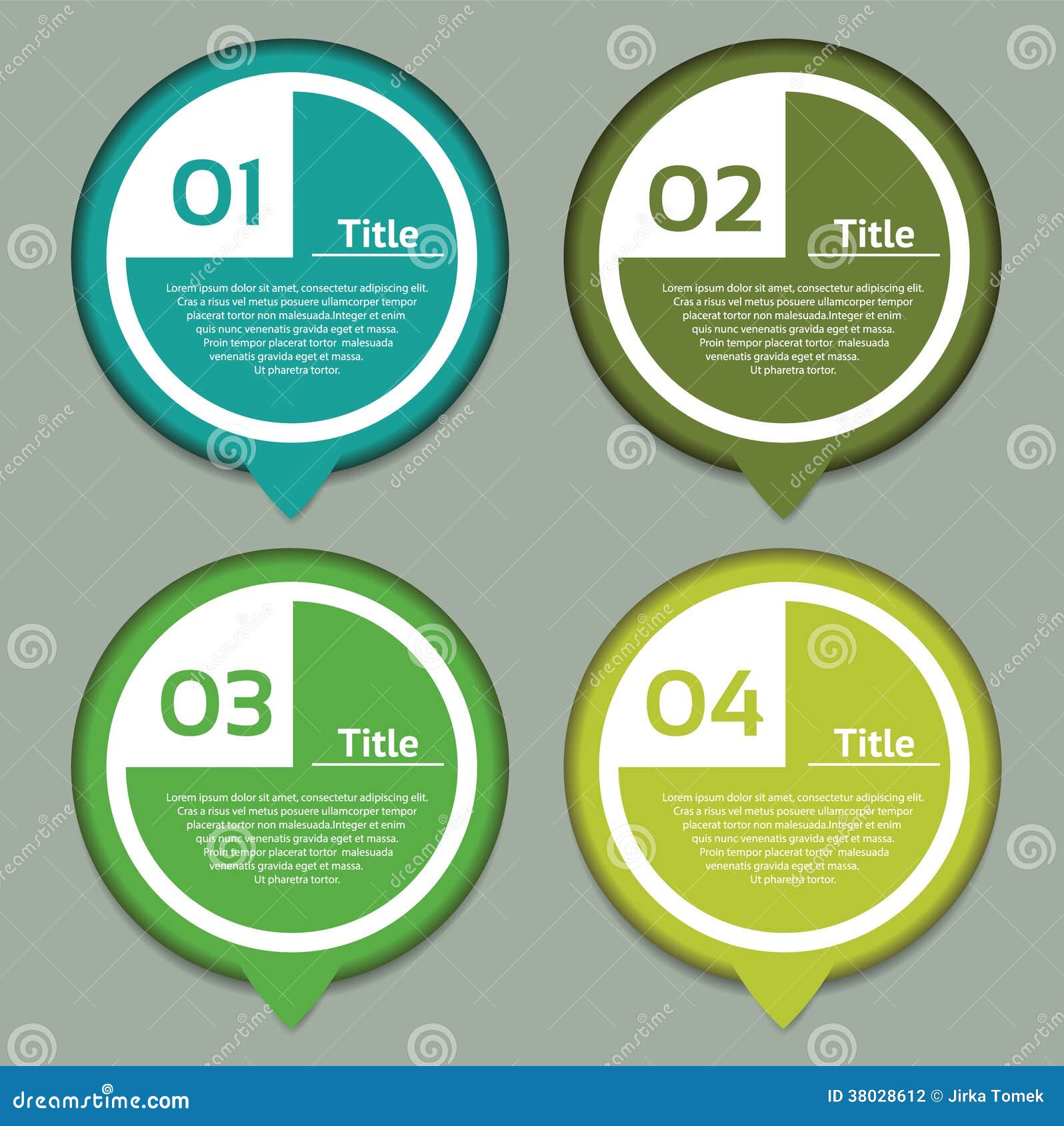 Vector Progress Background / Product Choice or Version Stock Vector ...