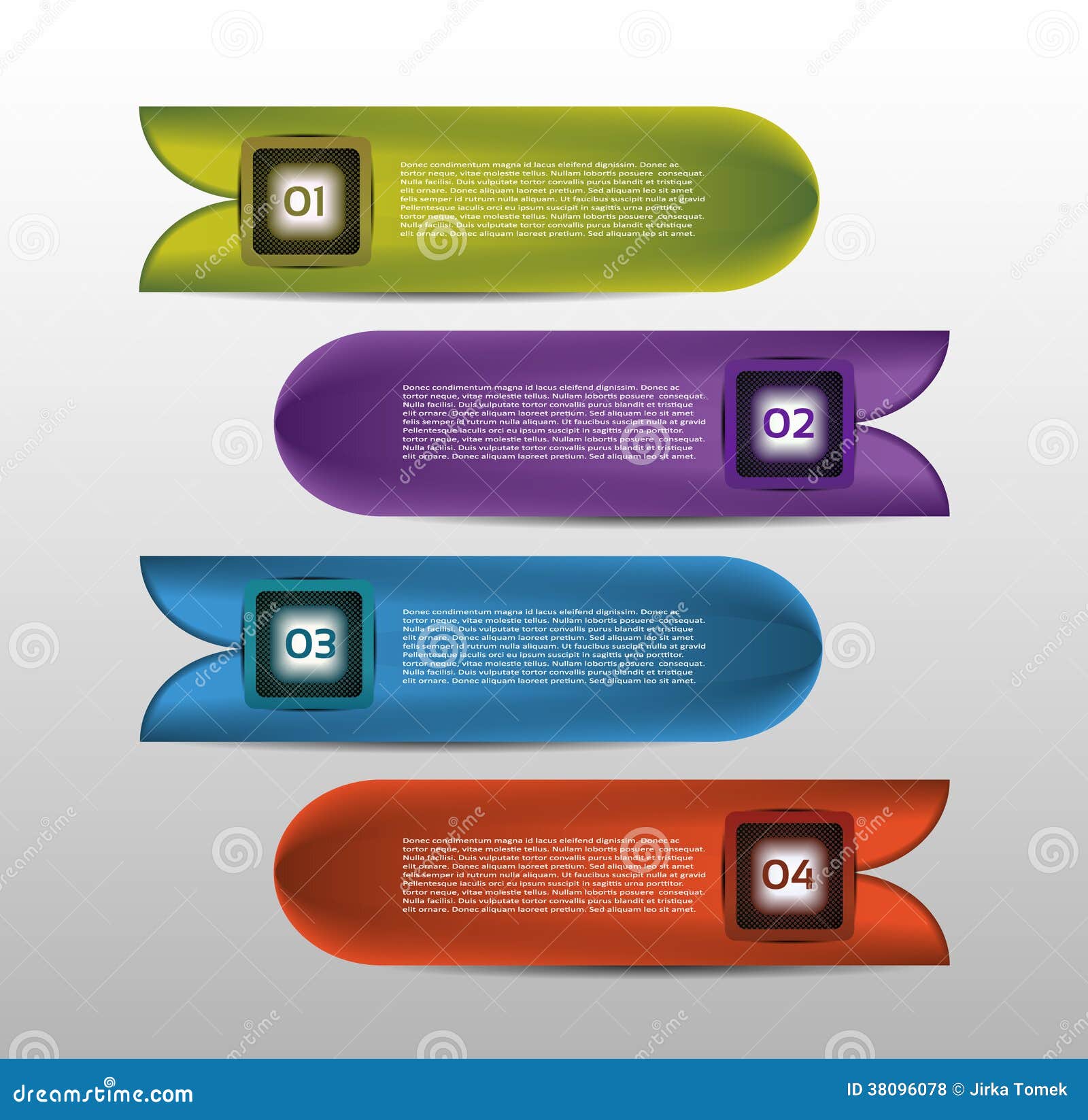 Vector Progress Background / Product Choice or Version Stock Vector ...