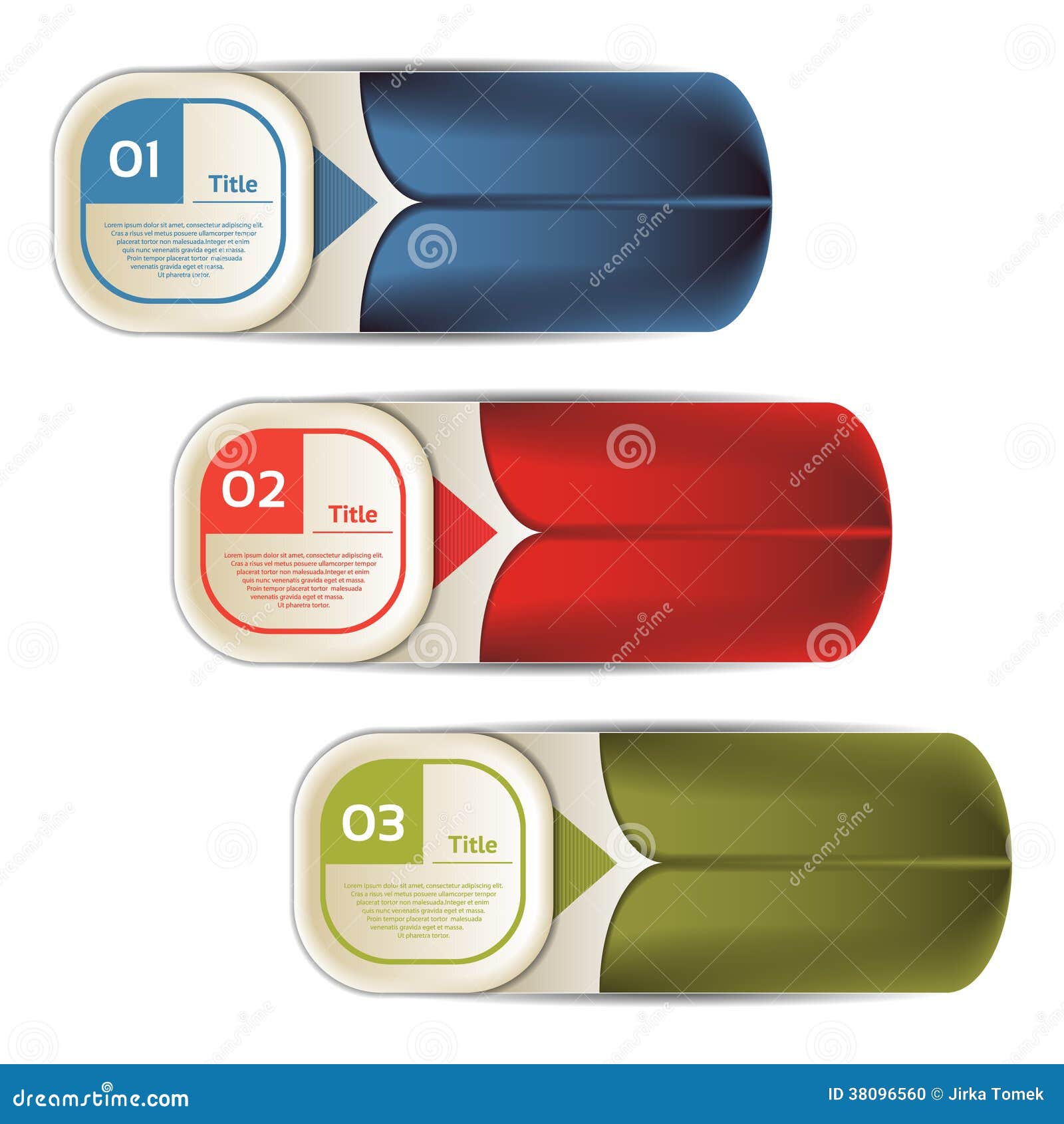 Vector Progress Background / Product Choice or Version Stock Vector ...