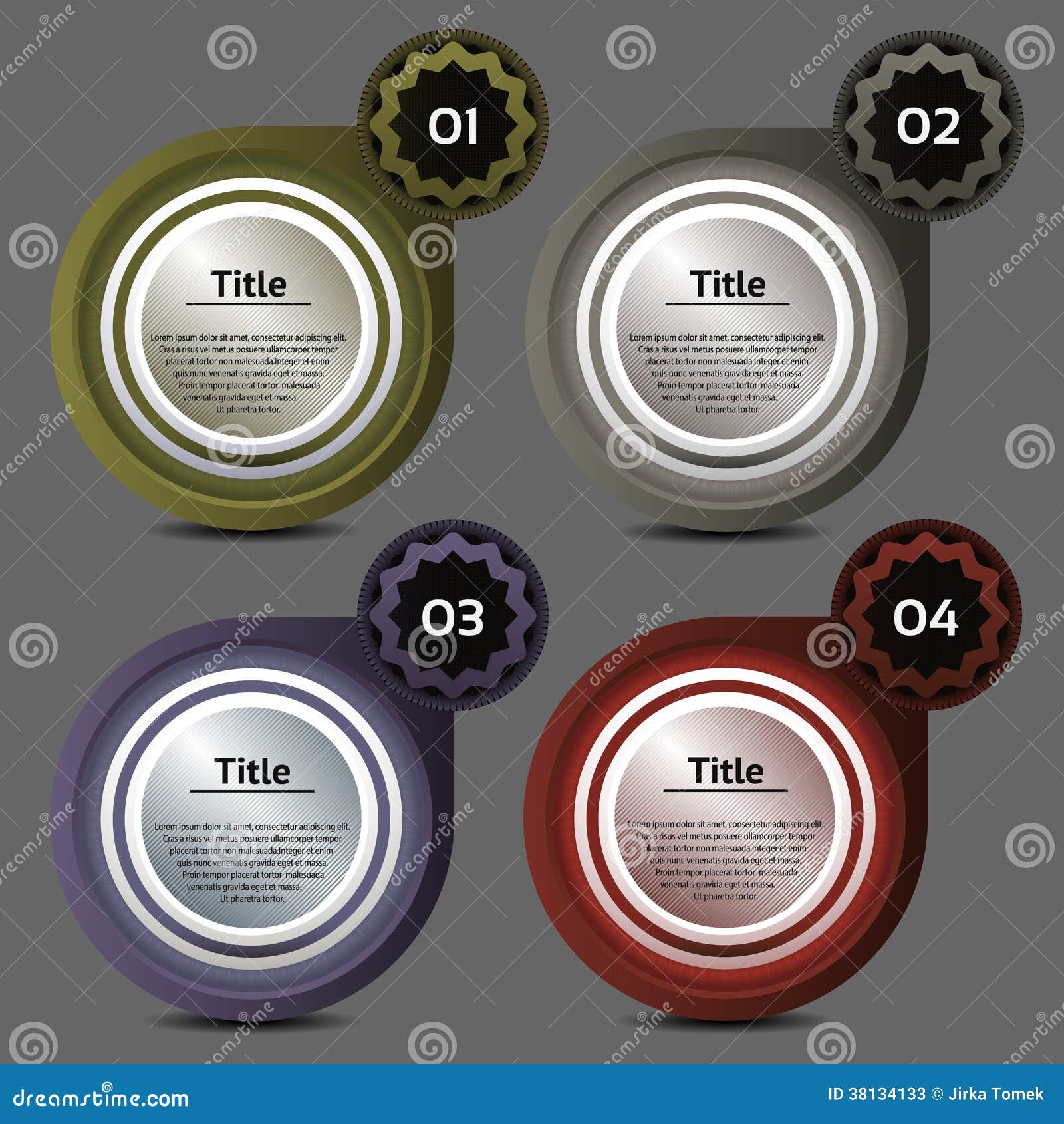 Vector Progress Background / Product Choice or Version Stock Vector ...