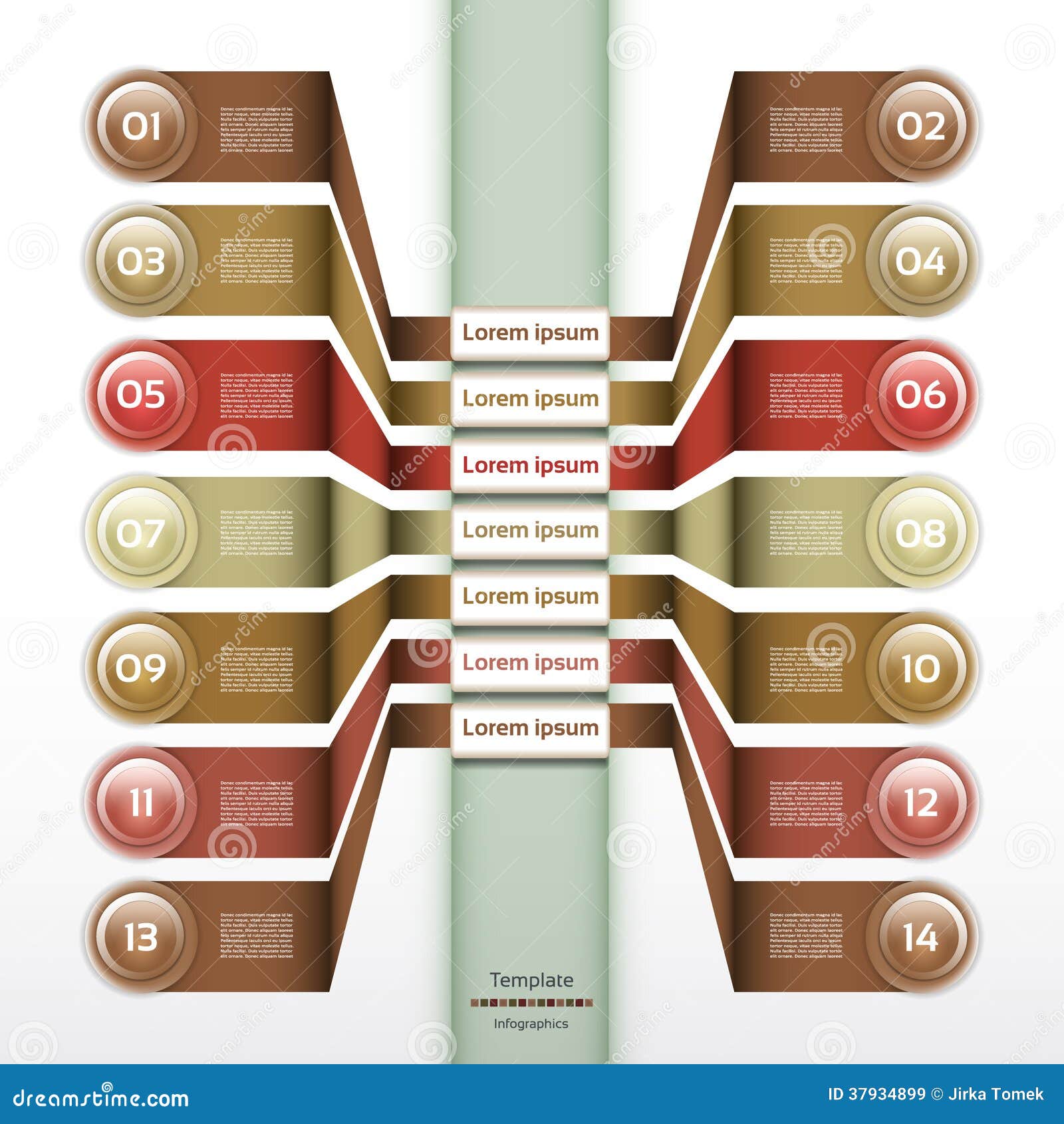 Vector Progress Background / Product Choice or Version Stock Vector ...