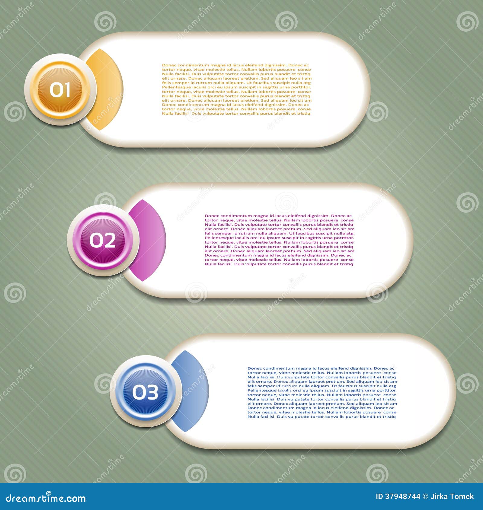 Vector Progress Background / Product Choice or Version Stock Vector ...