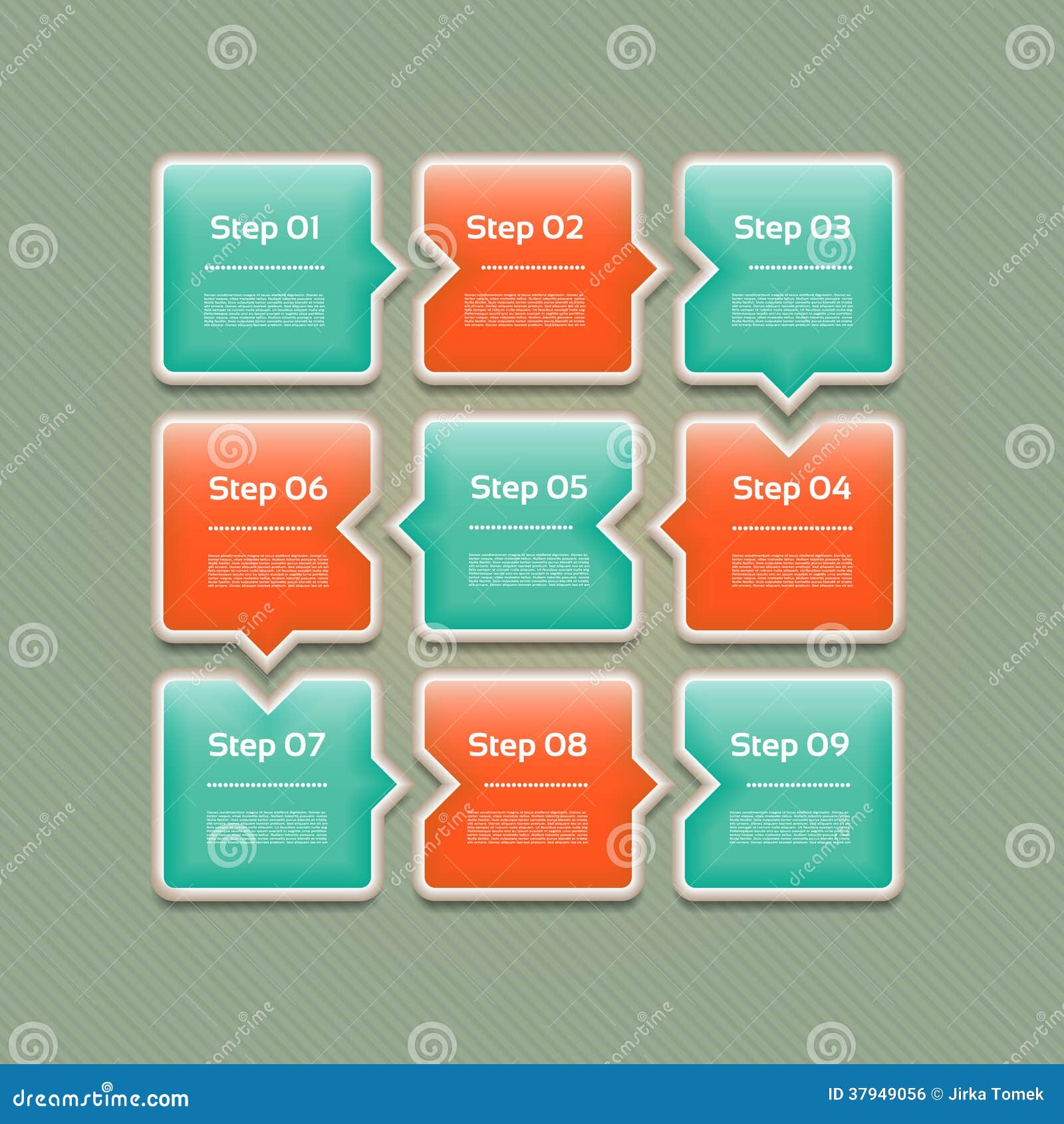Vector Progress Background / Product Choice or Version Stock Vector ...