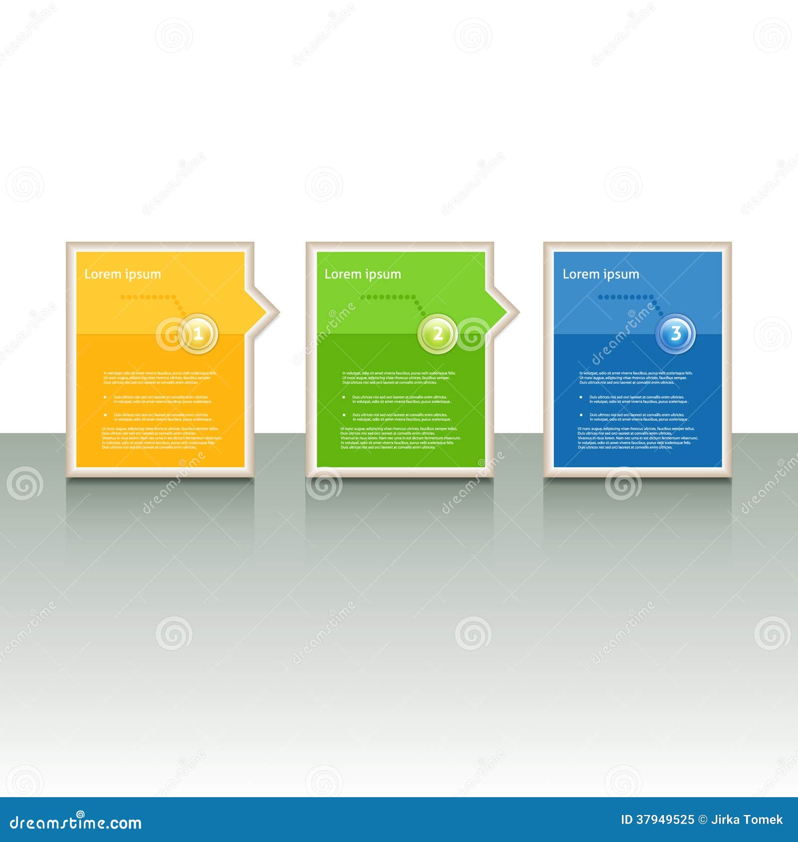 Vector Progress Background / Product Choice or Version Stock Vector ...