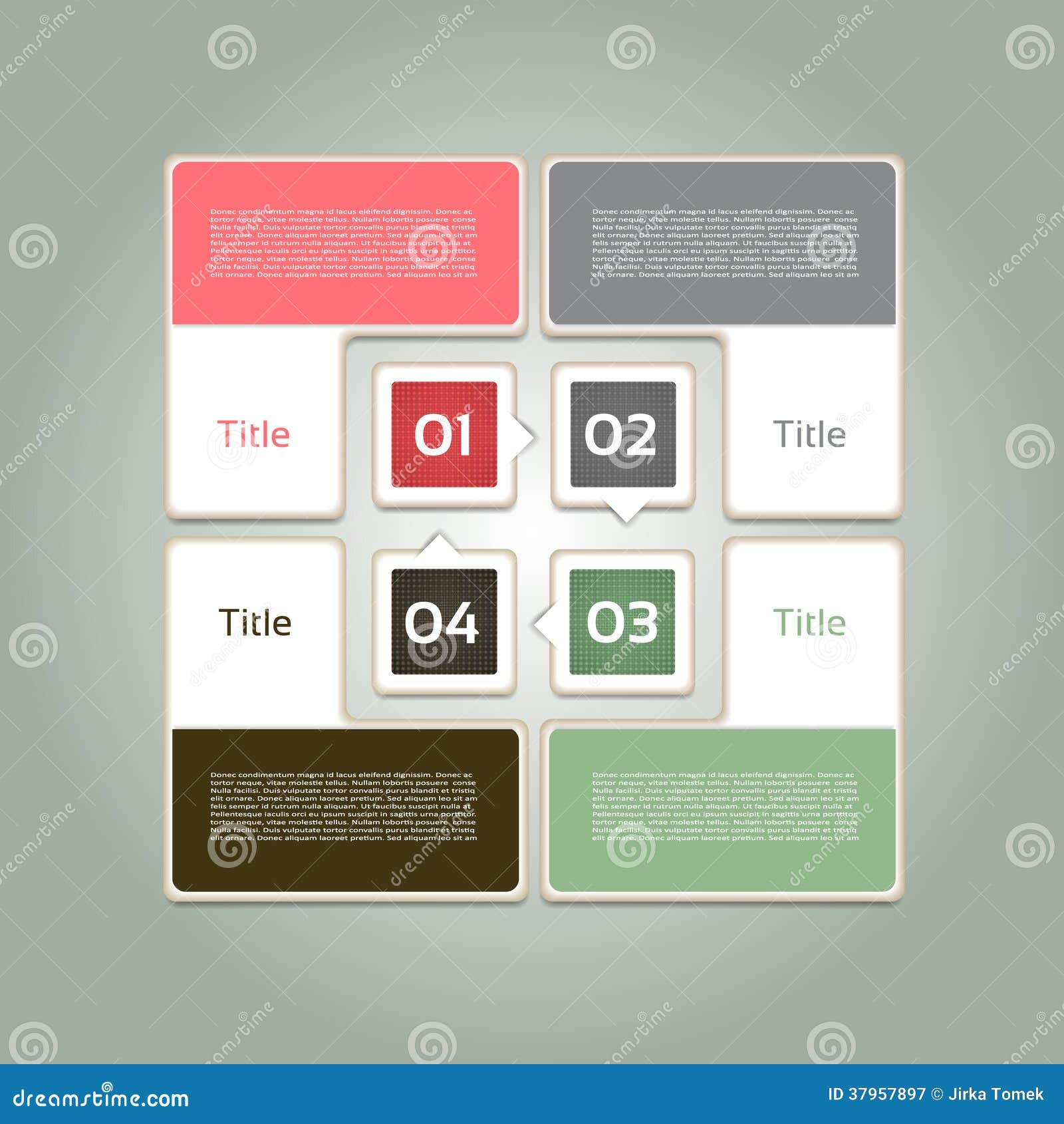 Vector Progress Background / Product Choice or Version Stock Vector ...