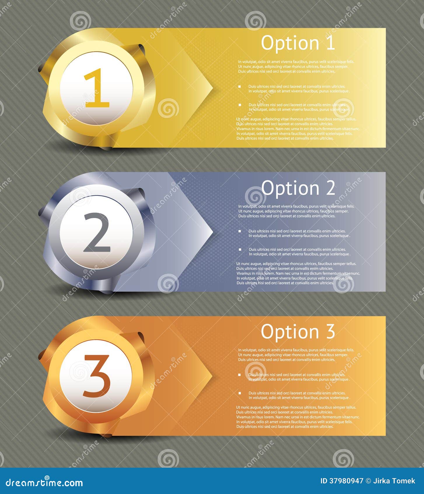 Vector Progress Background / Product Choice or Version Stock Vector ...