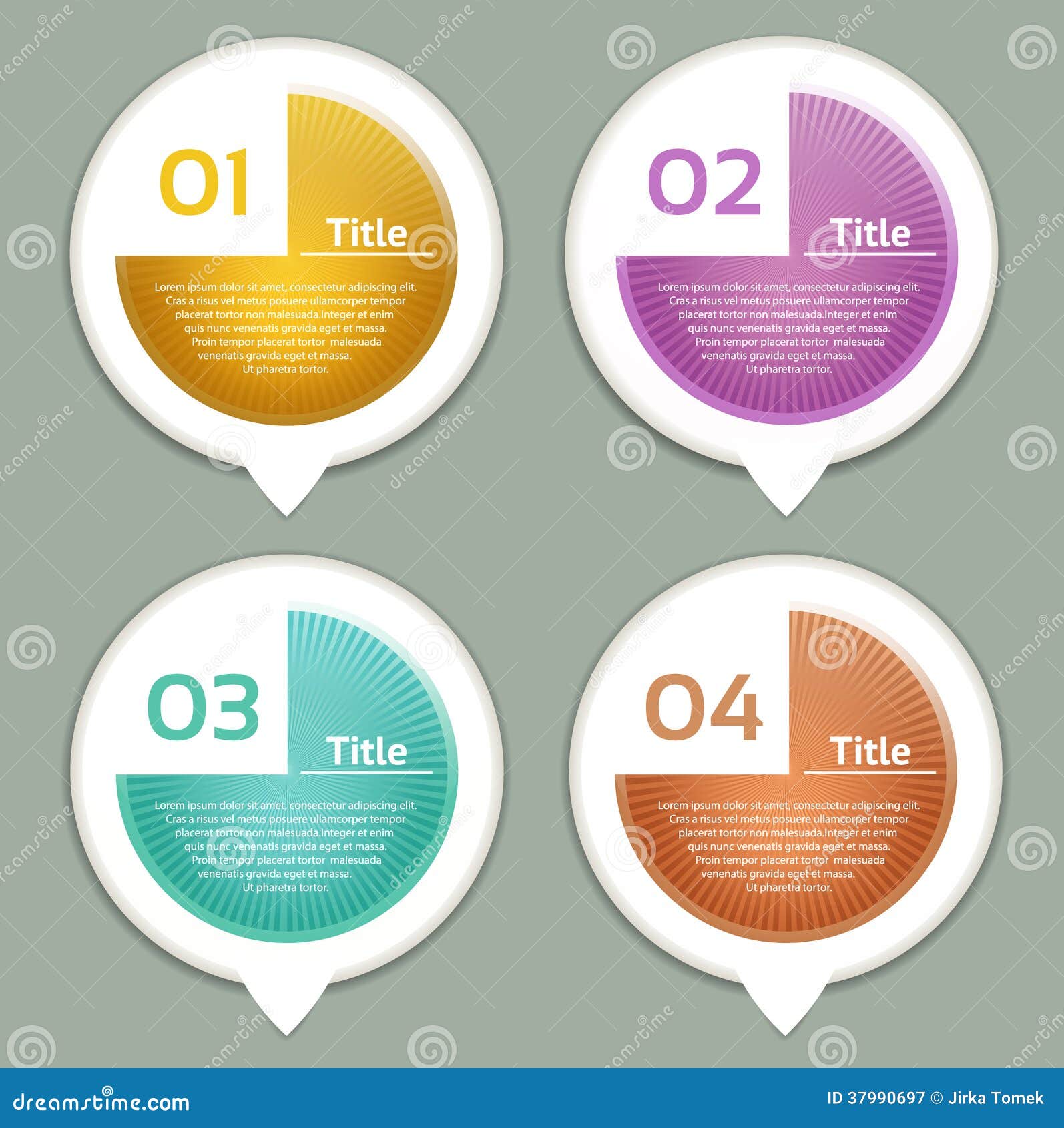 Vector Progress Background / Product Choice or Version Stock Vector ...