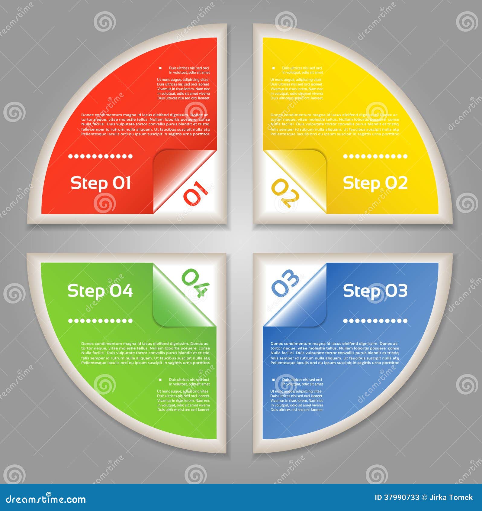 Vector Progress Background / Product Choice or Version Stock Vector ...