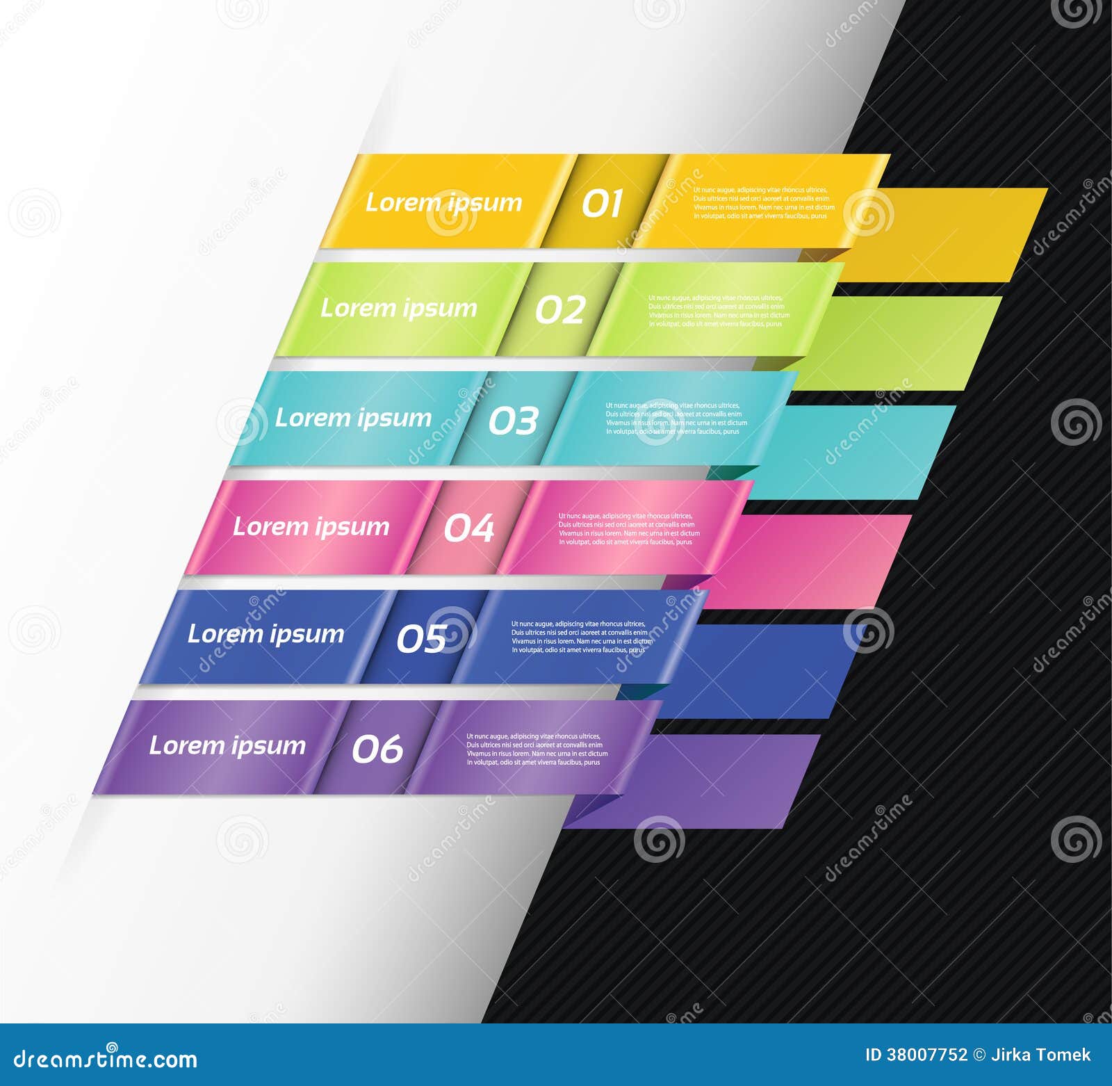 Vector Progress Background / Product Choice or Version Stock Vector ...