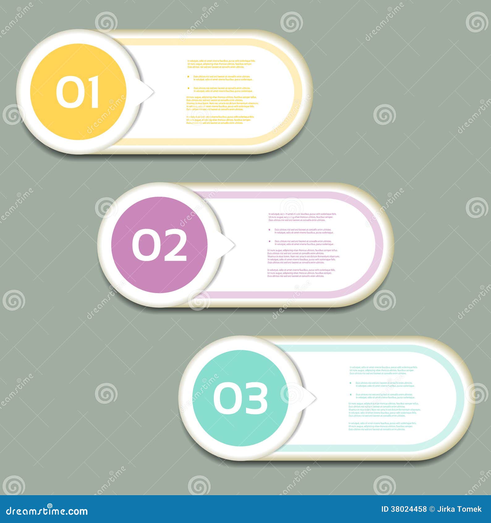 Vector Progress Background / Product Choice or Version Stock Vector ...