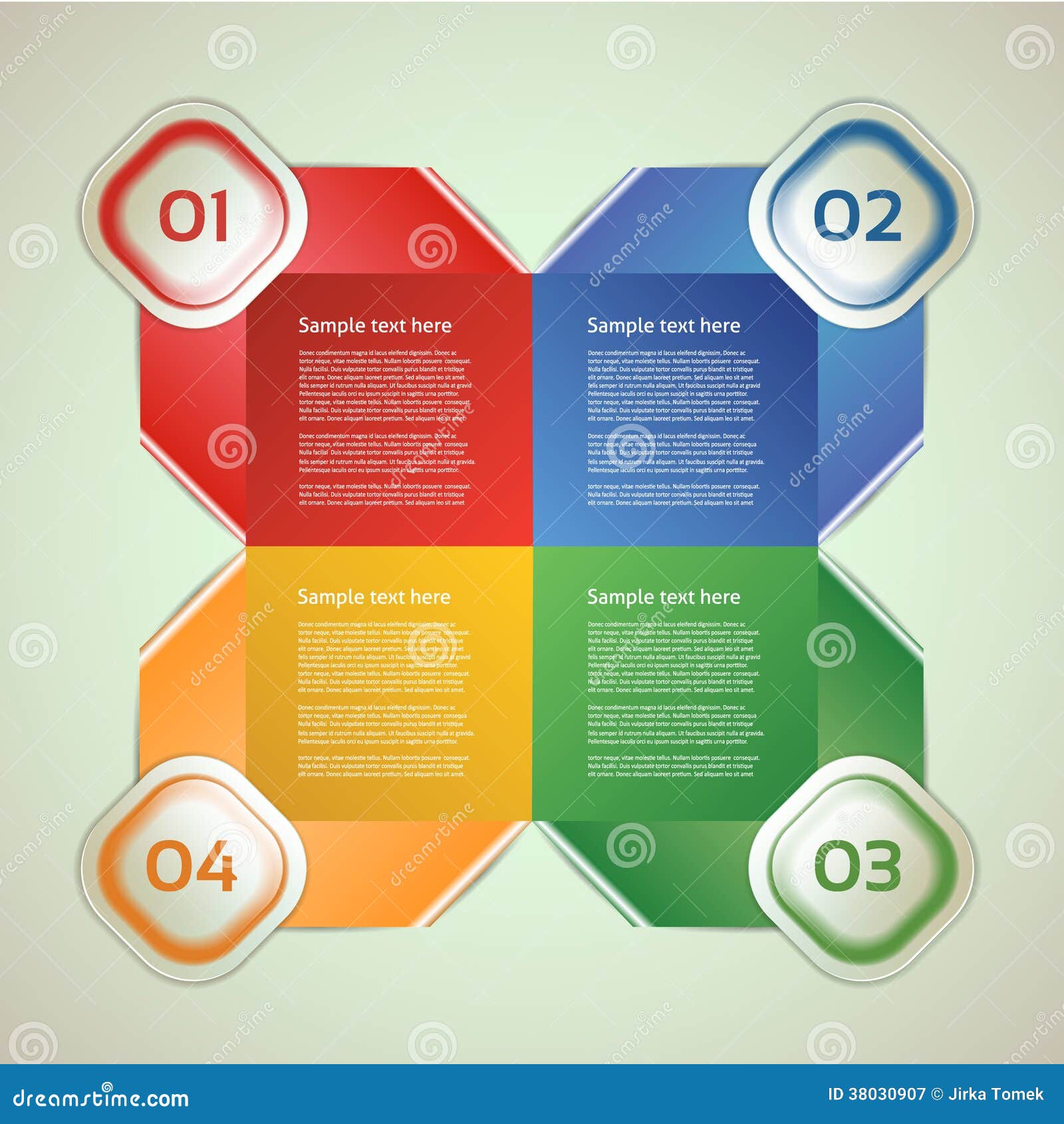 Vector Progress Background / Product Choice or Version Stock Vector ...