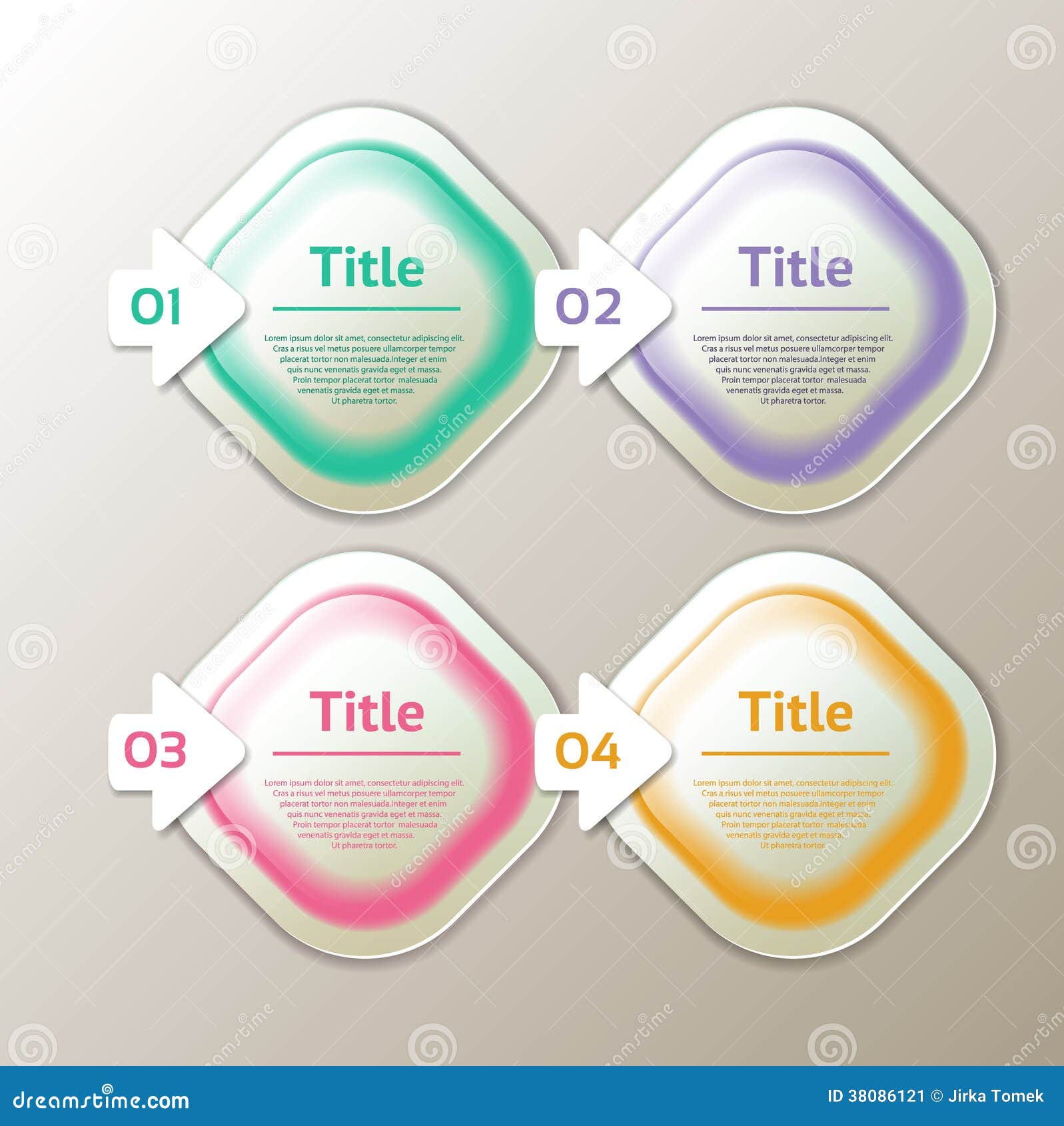 Vector Progress Background / Product Choice or Version Stock Vector ...