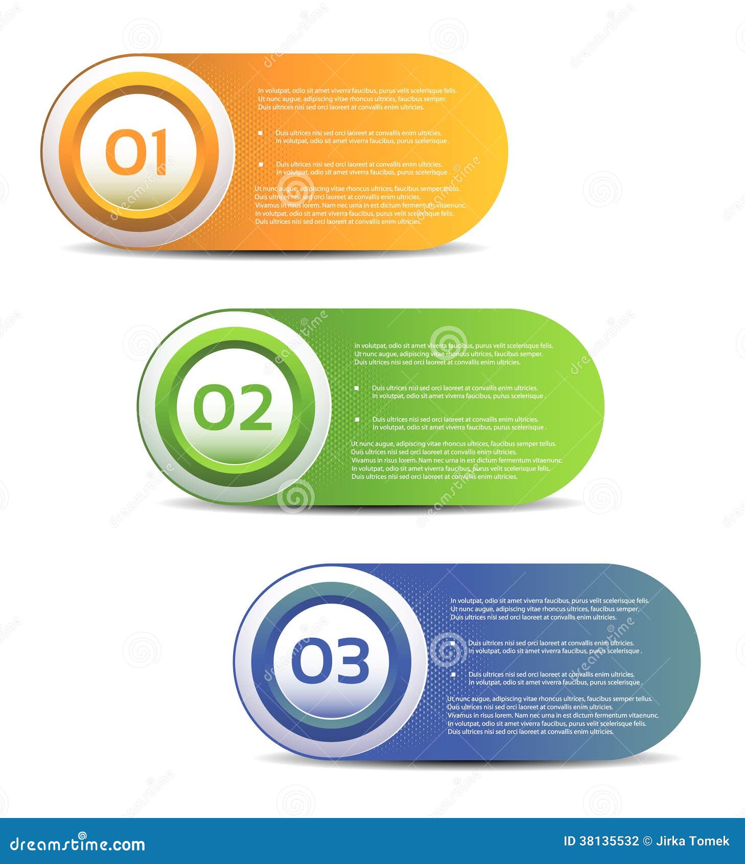 Vector Progress Background / Product Choice or Version Stock Vector ...