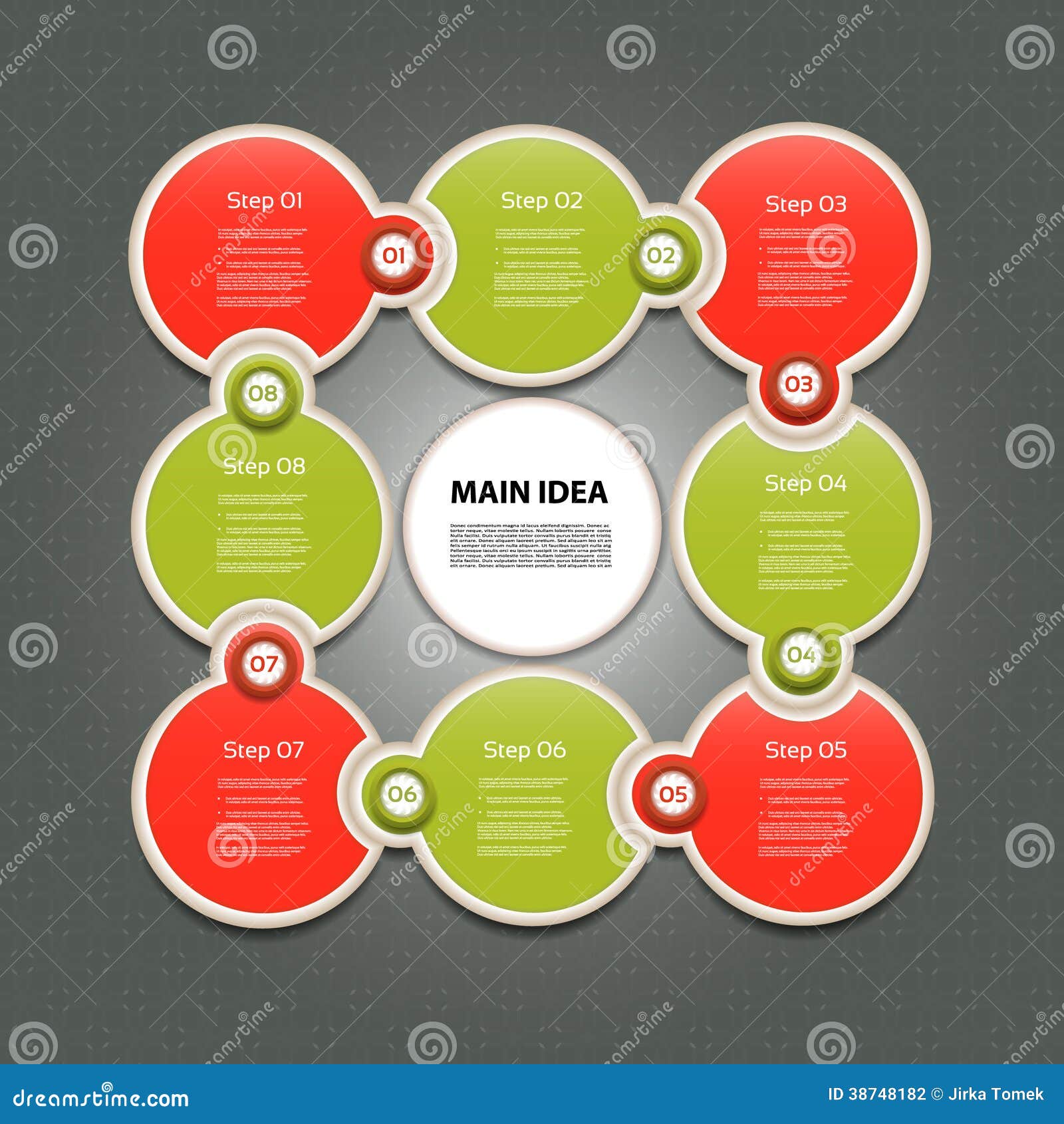 Vector Progress Background stock vector. Illustration of circular ...