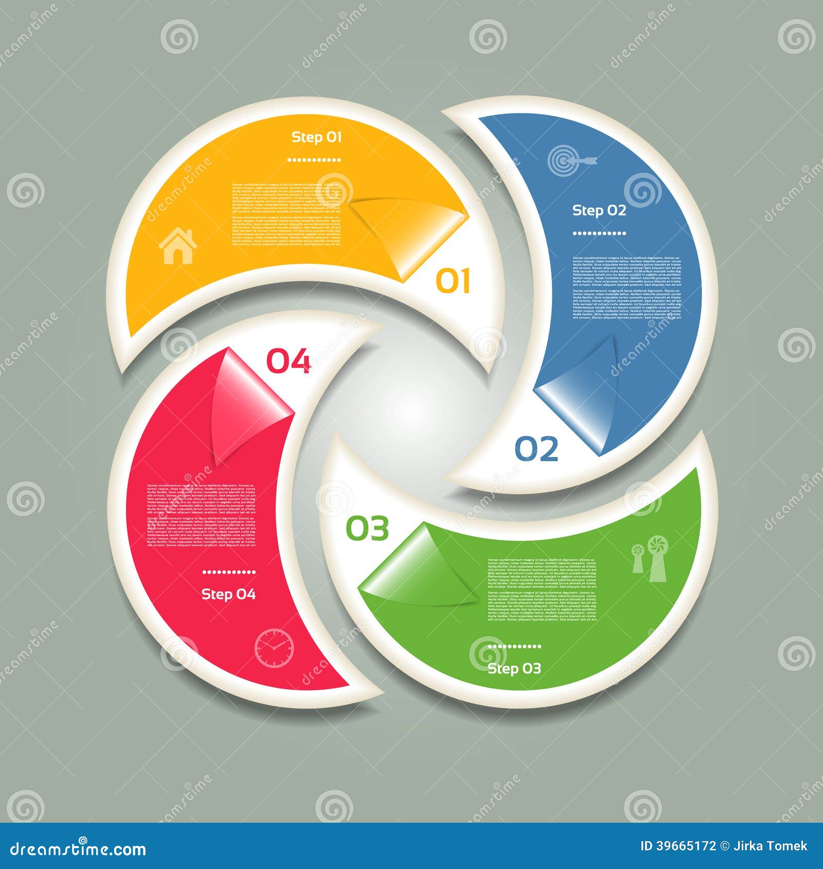 Vector Progress Background / Product Choice or Version. Stock ...