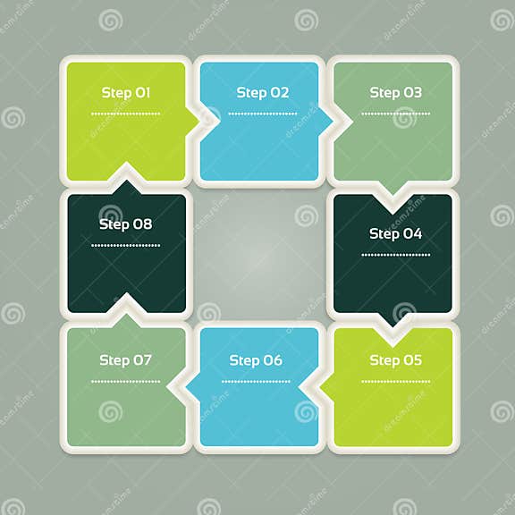 Vector Progress Background / Product Choice or Version. Stock Vector ...