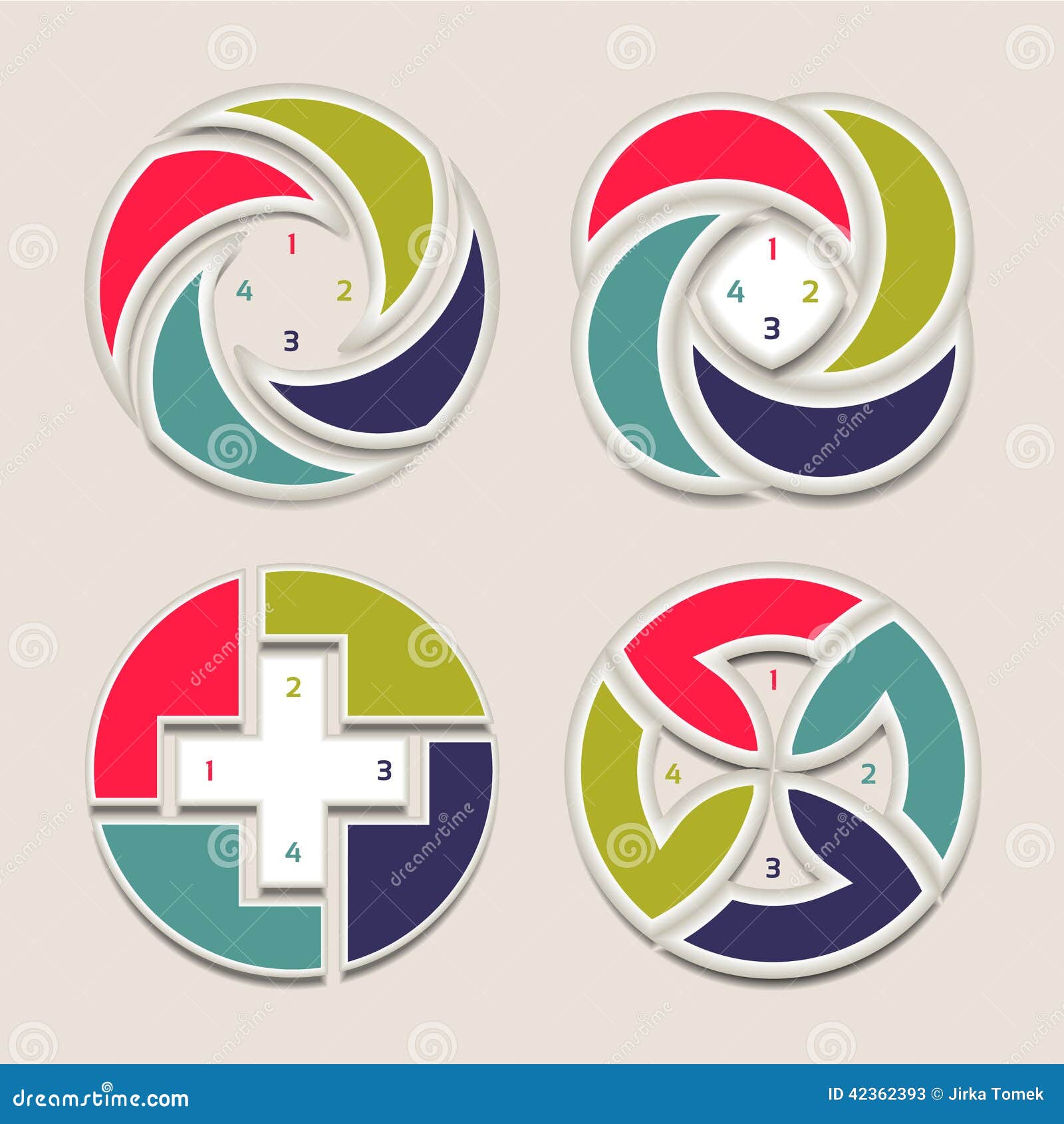 Vector Progress Background / Product Choice or Version. Stock Vector ...