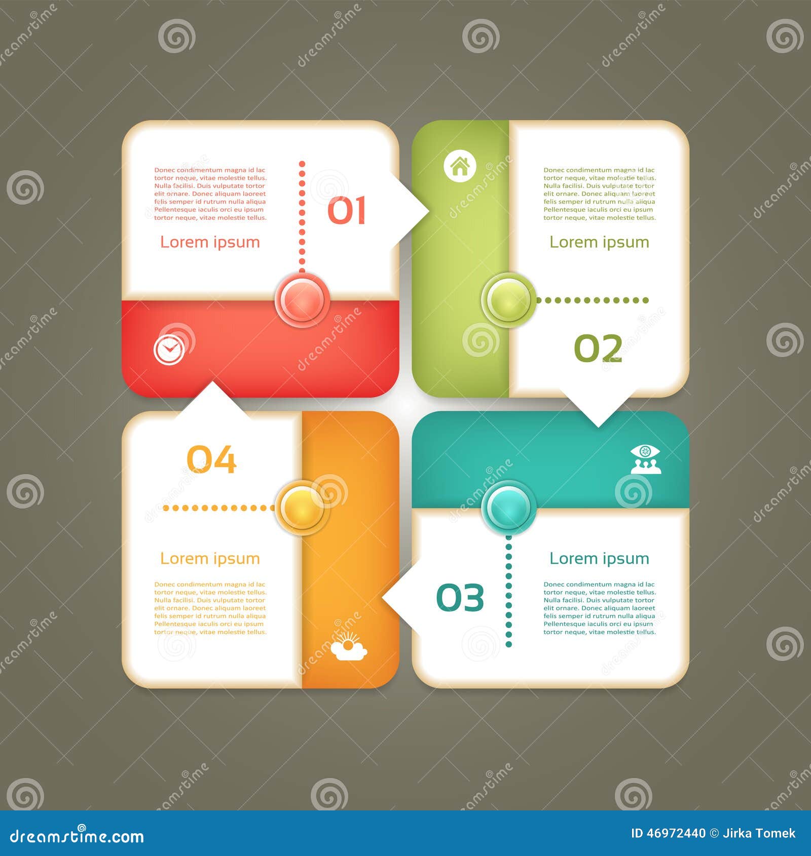 Vector Progress Steps For Tutorial, Infographics | CartoonDealer.com ...