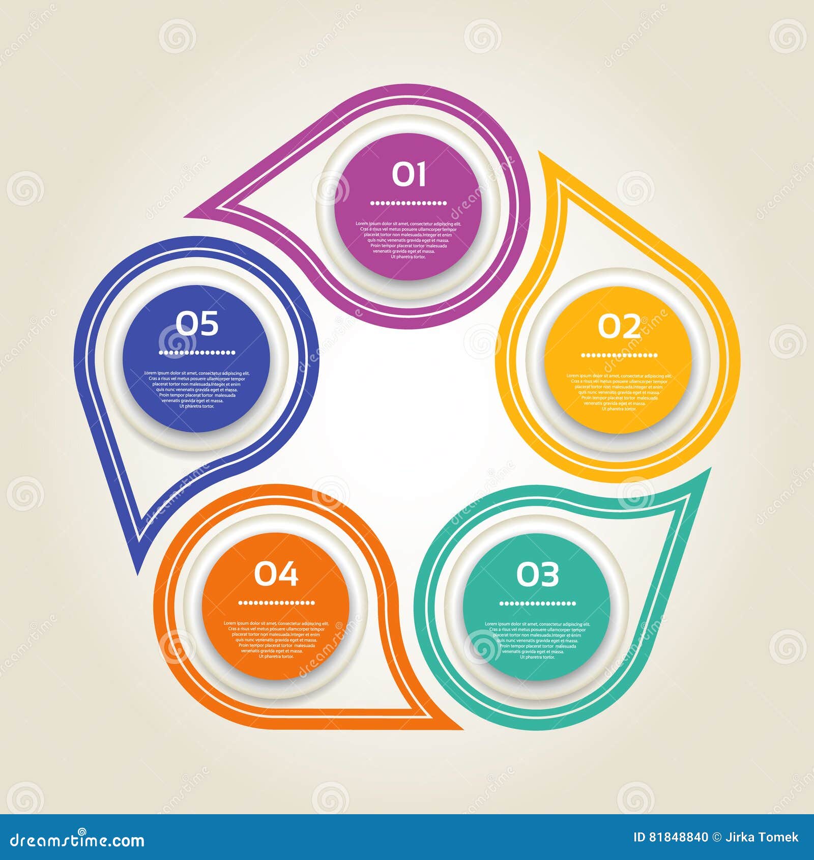 Vector Progress Background / Product Choice or Version. Stock Vector ...