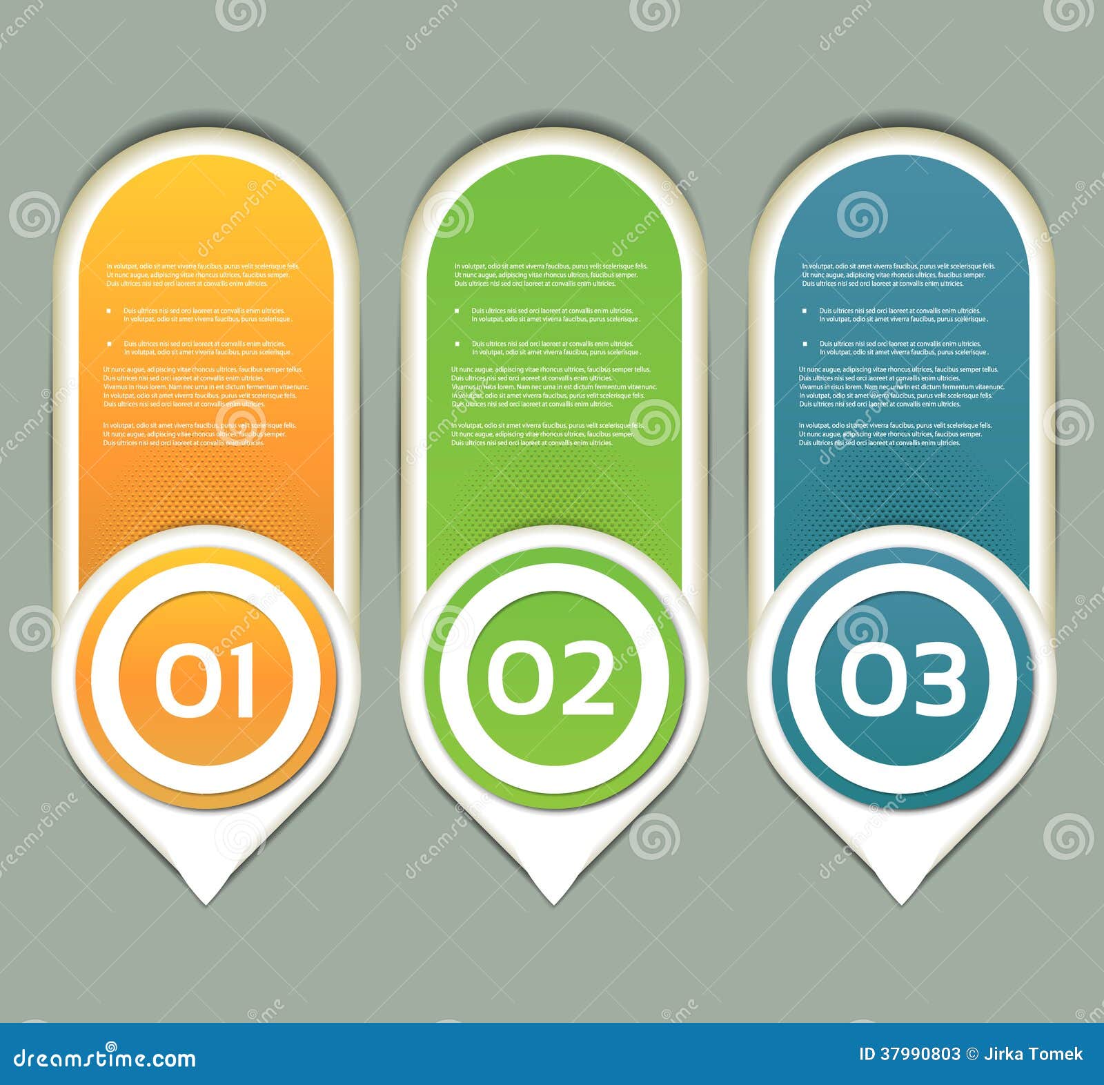 Vector Progress Background / Product Choice or Version Stock Vector ...