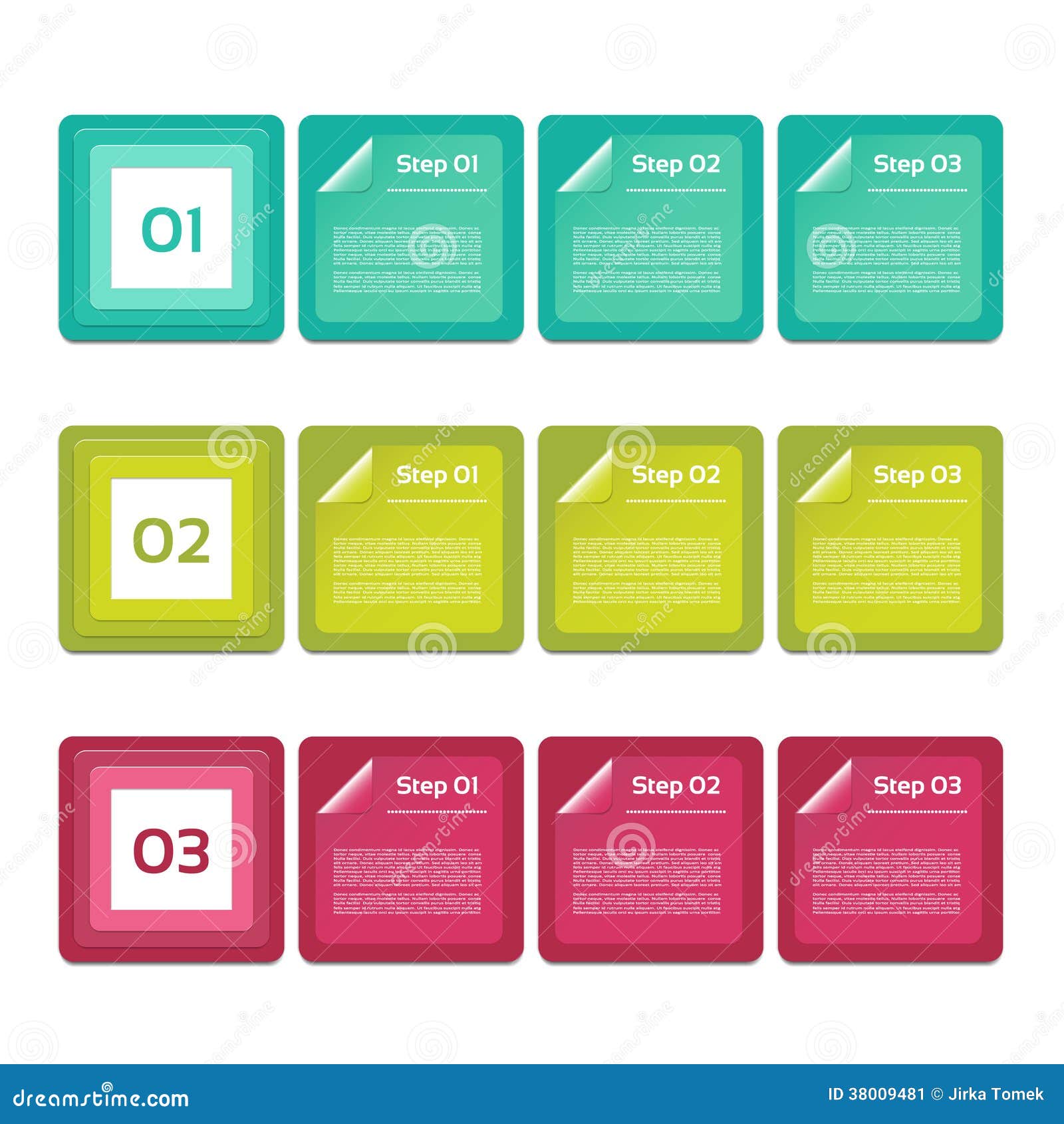 Vector Progress Background / Product Choice or Version Stock Vector ...