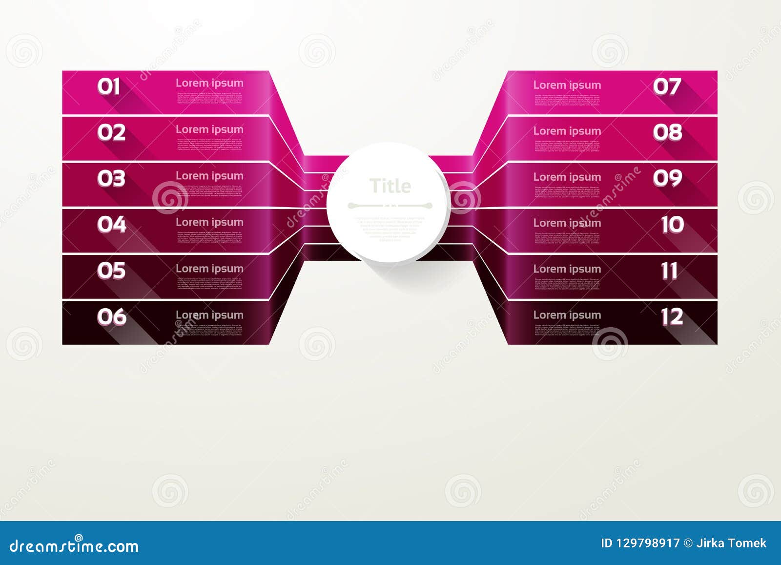 Vector Progress Background. Template for Diagram, Graph, Presentation ...