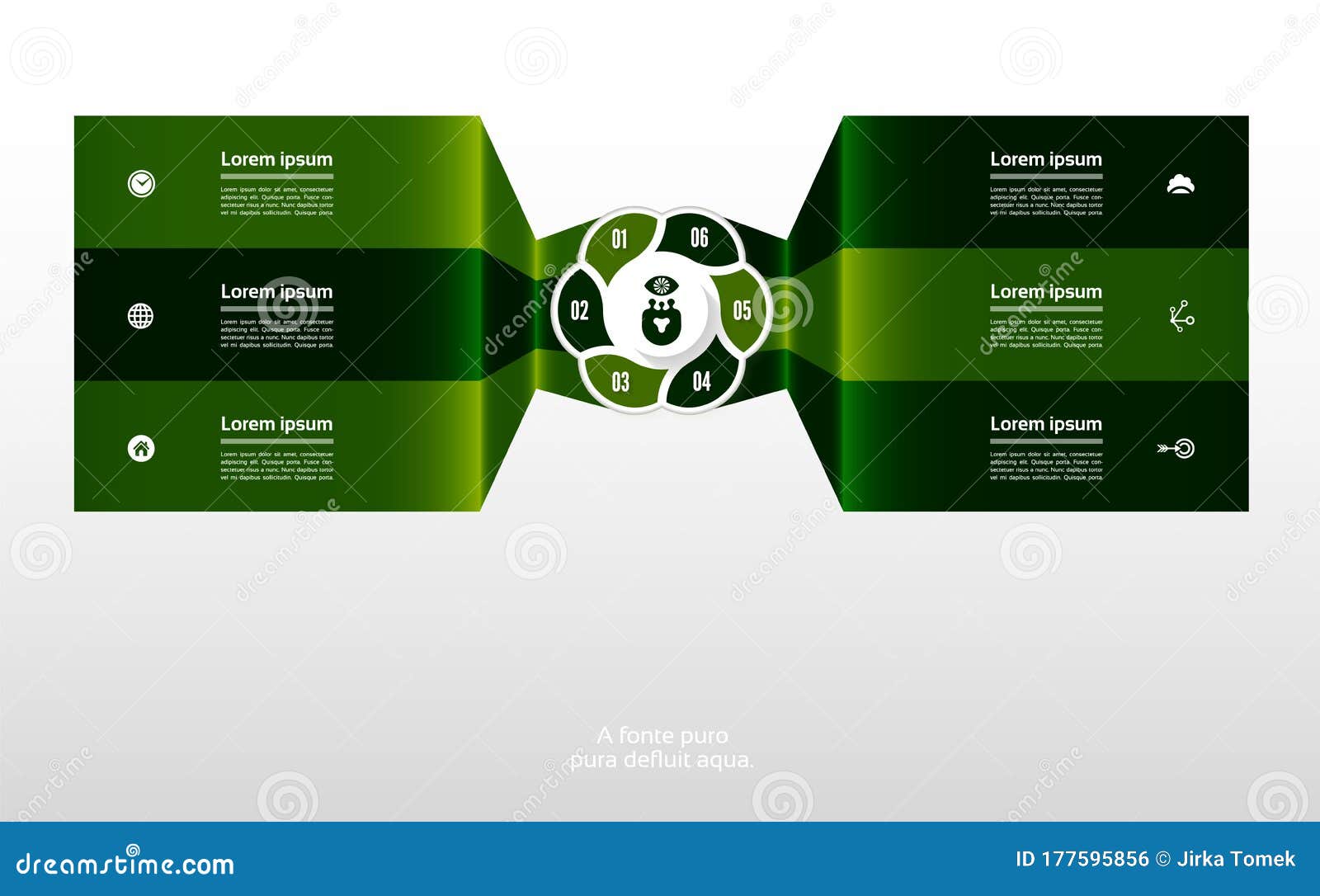 Vector Progress Background. Template for Diagram, Graph, Presentation ...