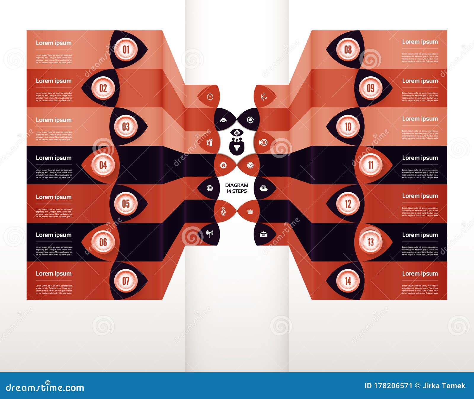 Vector Progress Background. Template for Diagram, Graph, Presentation ...