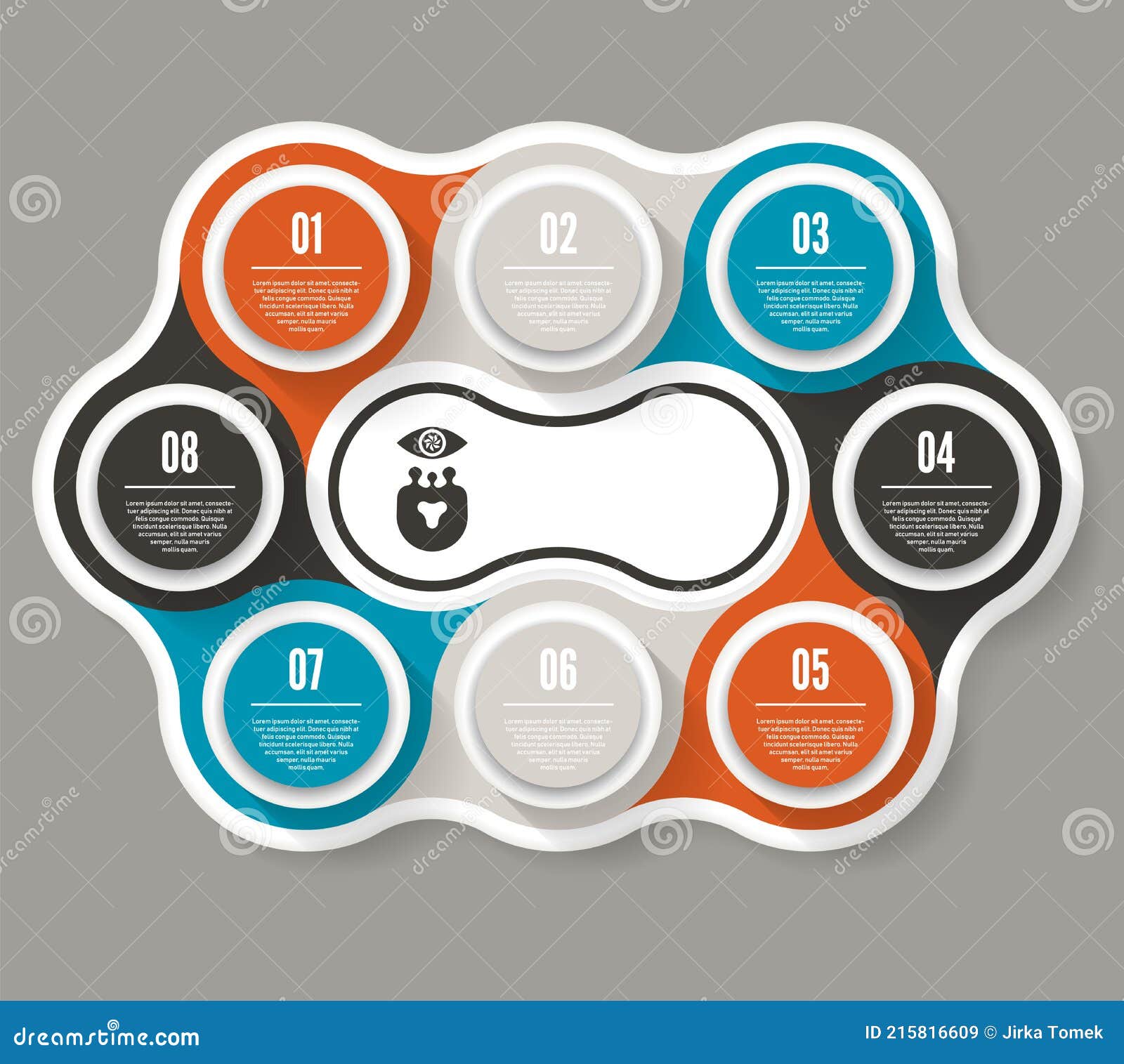Vector Progress Background. Template for Diagram, Graph, Presentation ...