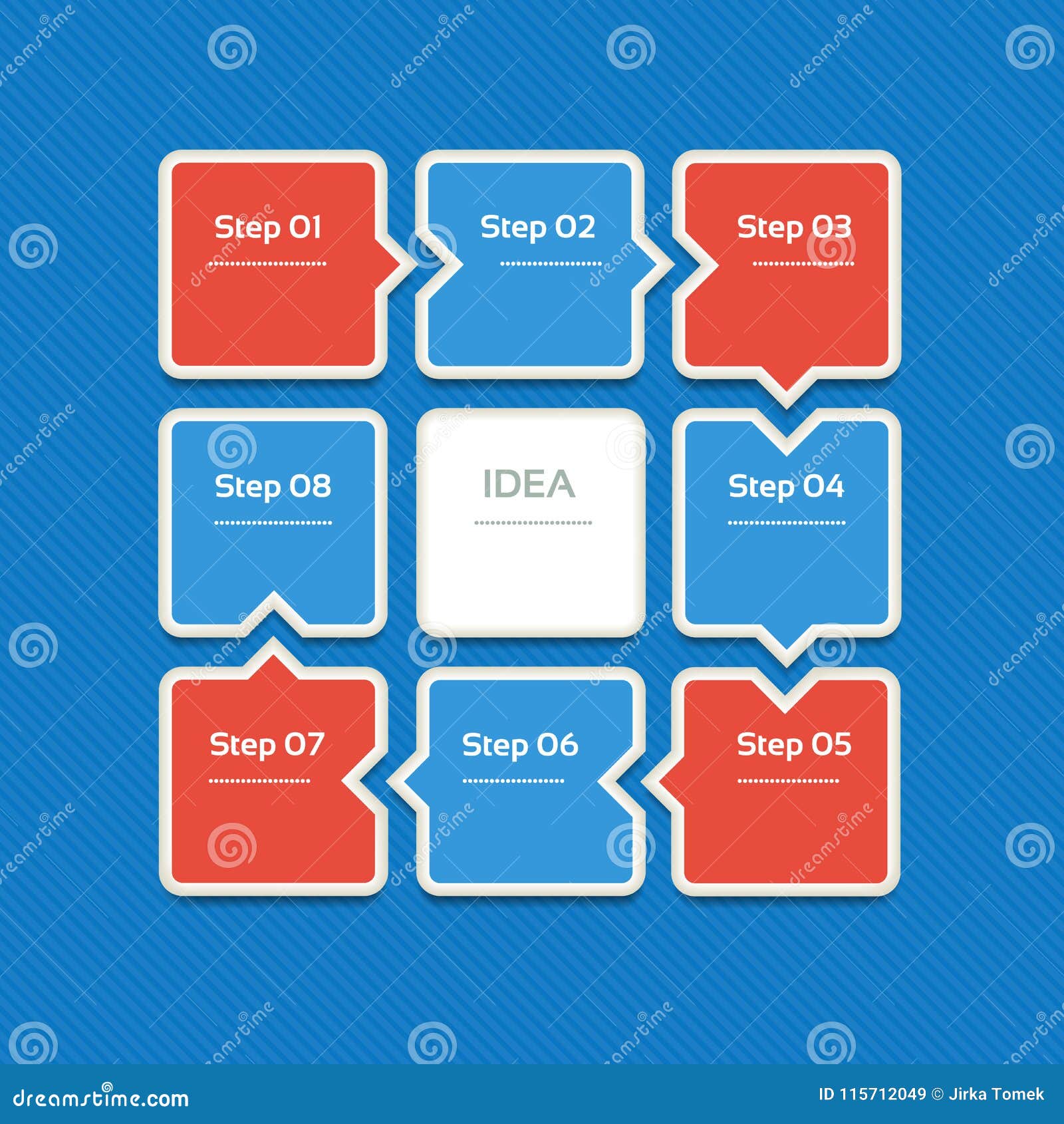 Vector Progress Background. Template for Diagram, Graph, Presentation ...