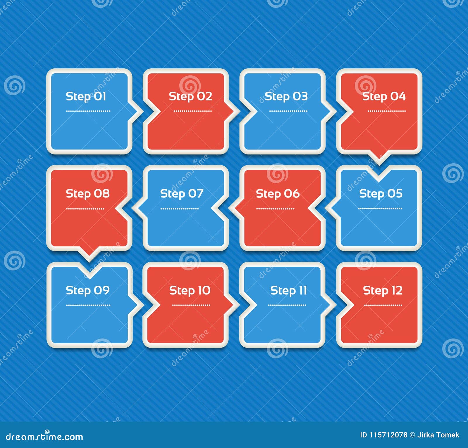Vector Progress Background. Template for Diagram, Graph, Presentation ...
