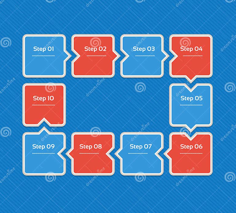 Vector Progress Background. Template for Diagram, Graph, Presentation ...