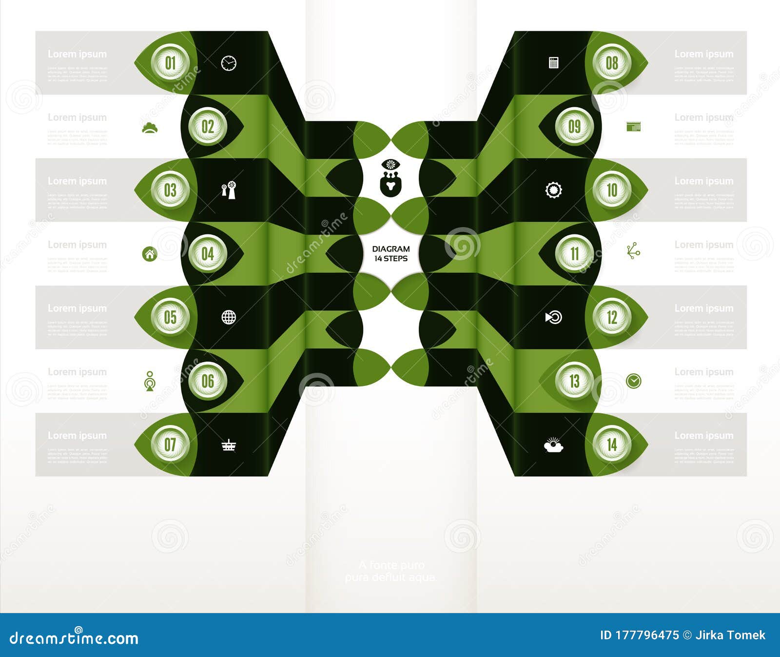 Vector Progress Background. Template for Diagram, Graph, Presentation ...